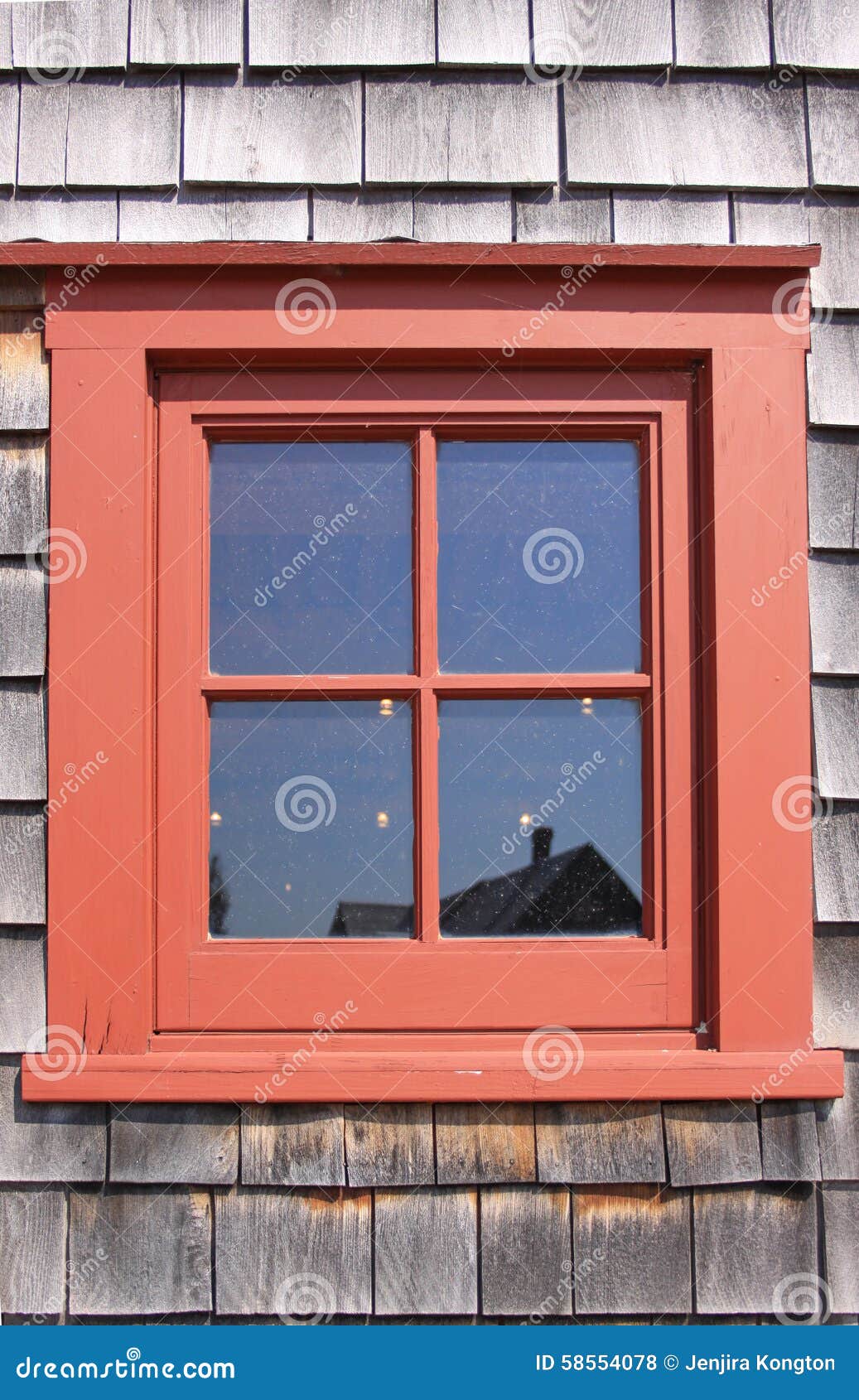Red window stock photo. Image of glass, window, wall - 58554078