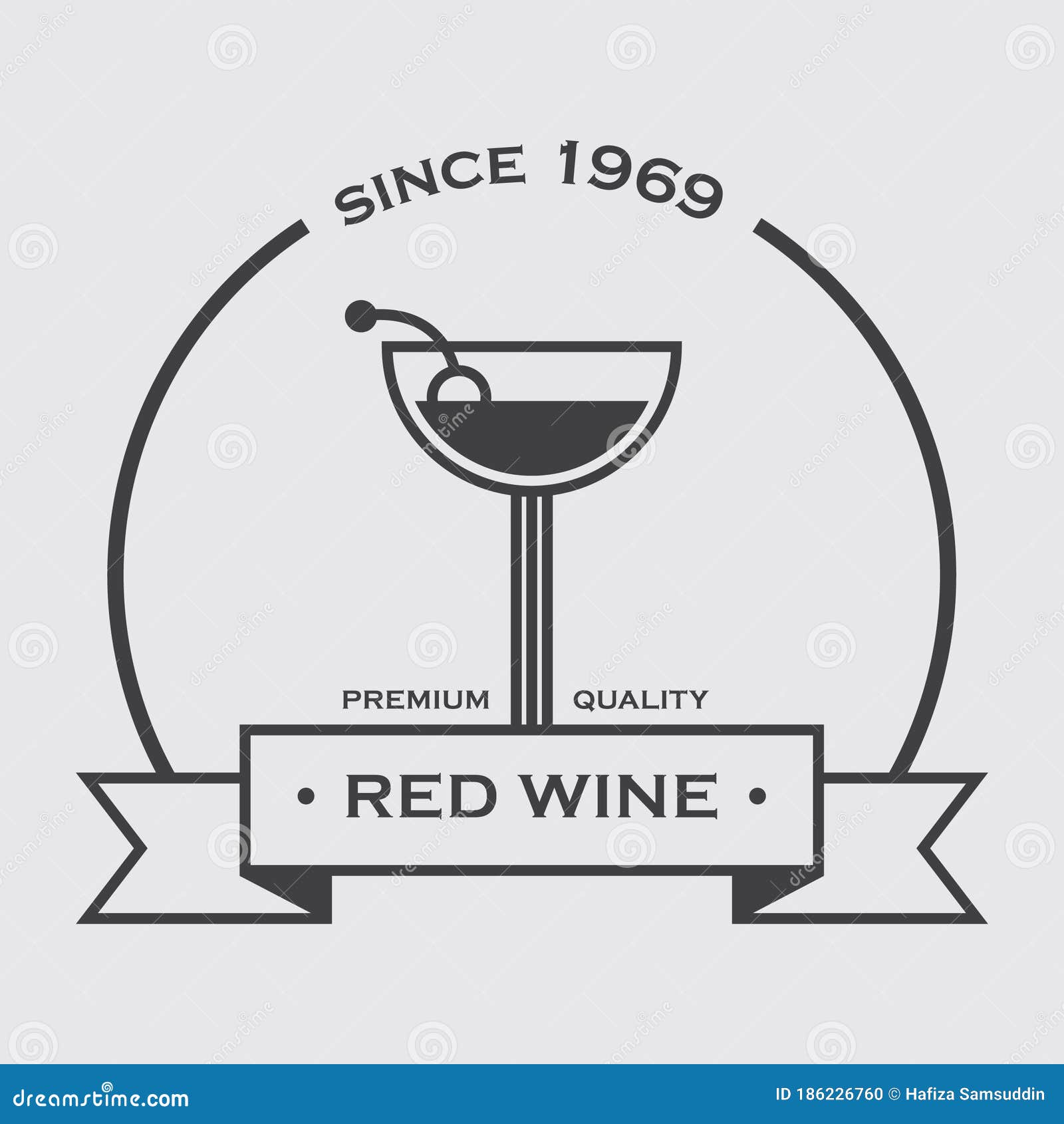 Red Wine Banner. Vector Illustration Decorative Design Stock Vector ...