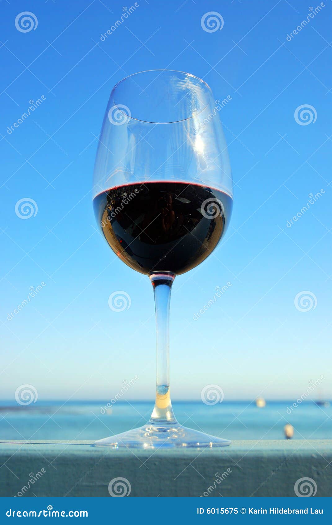 Red Wine at the Beach stock image. Image of deck, patio - 6015675