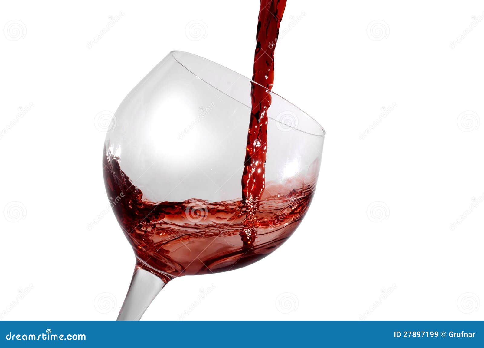 Red Wine Being Poured in Glass Stock Image - Image of glass, pouring ...