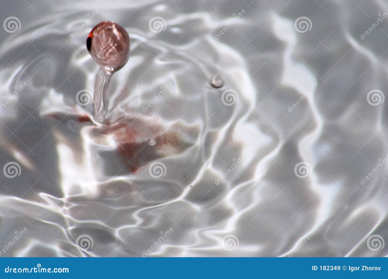 Red wine drop in water stock image. Image of droplet, clear - 182349