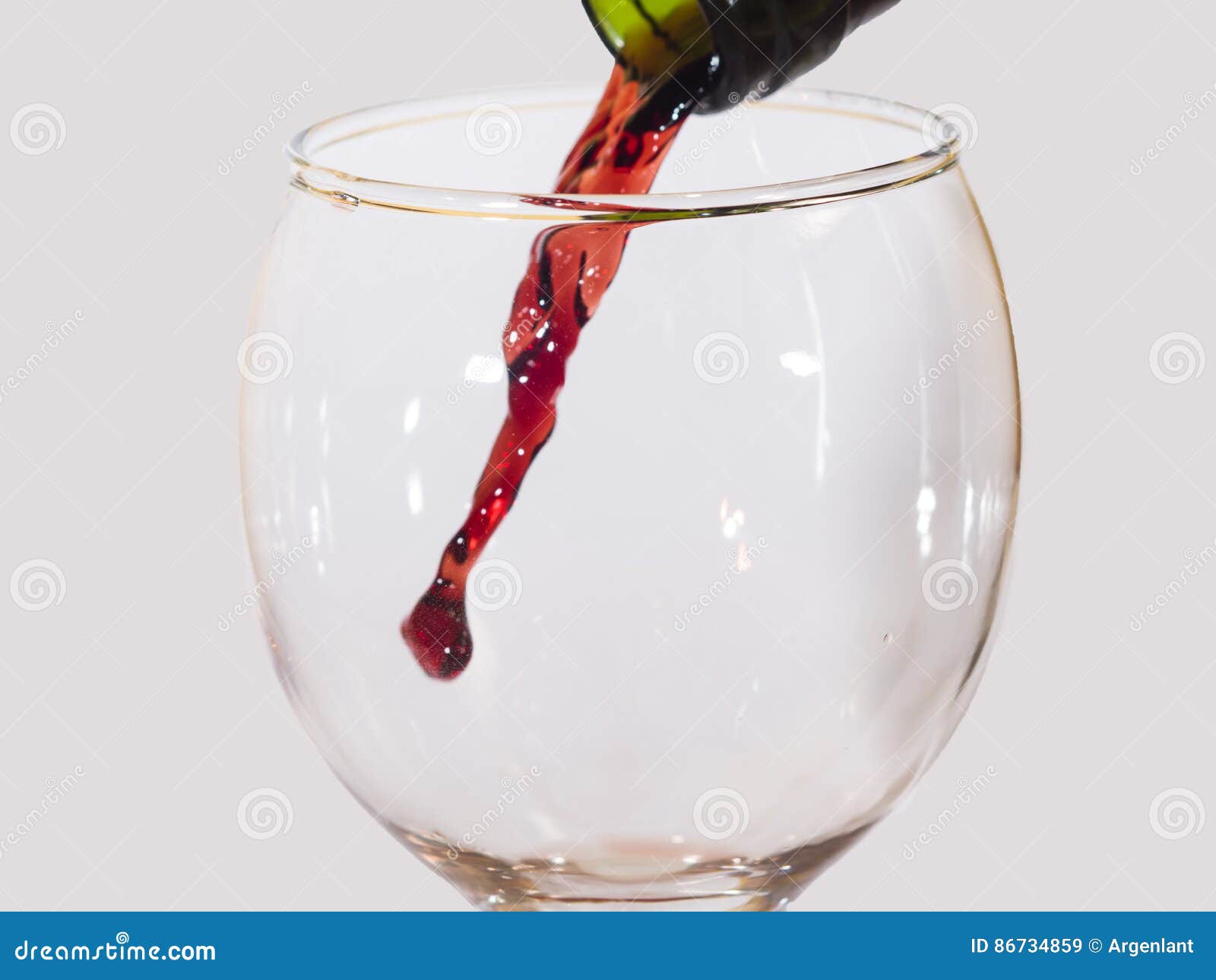 Red Wine Flow from a Green Bottle Stock Image - Image of glass, life ...