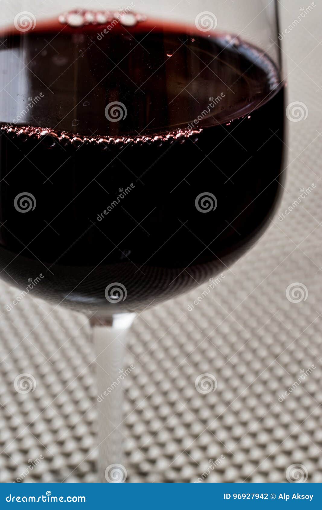 Red wine in a glass. stock photo. Image of concept, glass - 96927942