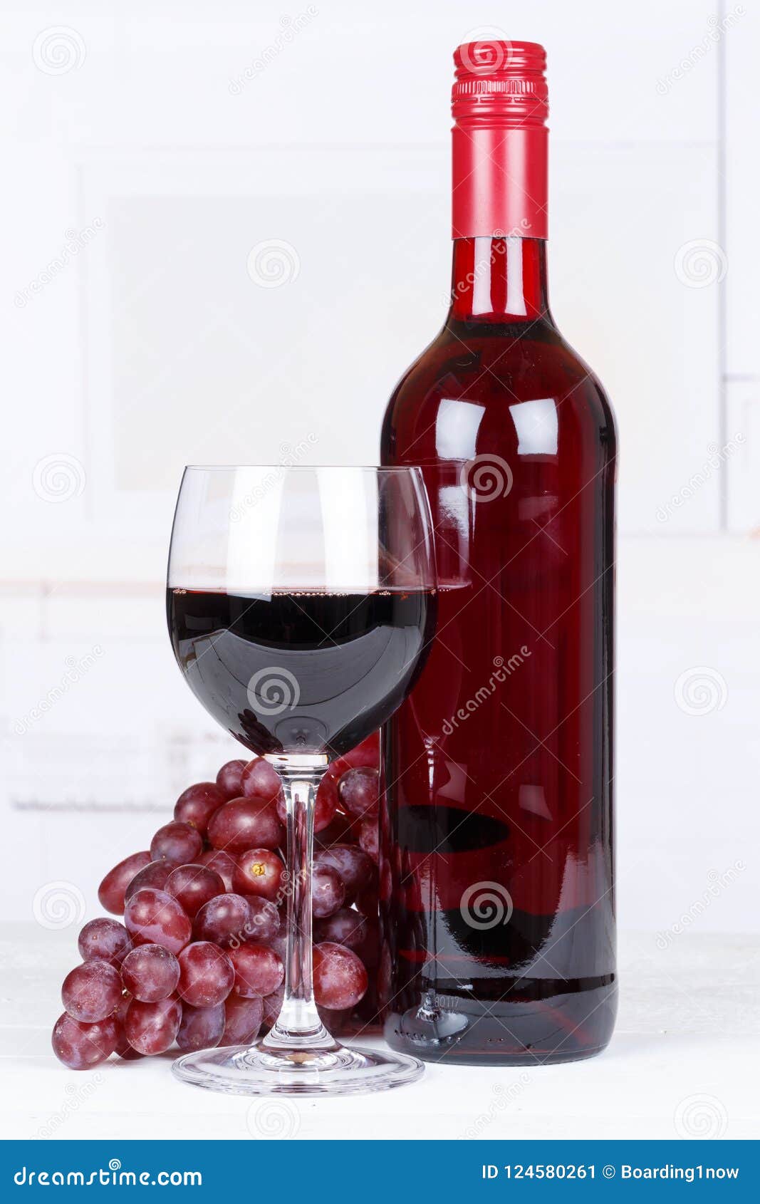 Red Wine Grapes Portrait Format Copyspace Copy Space Stock Image ...
