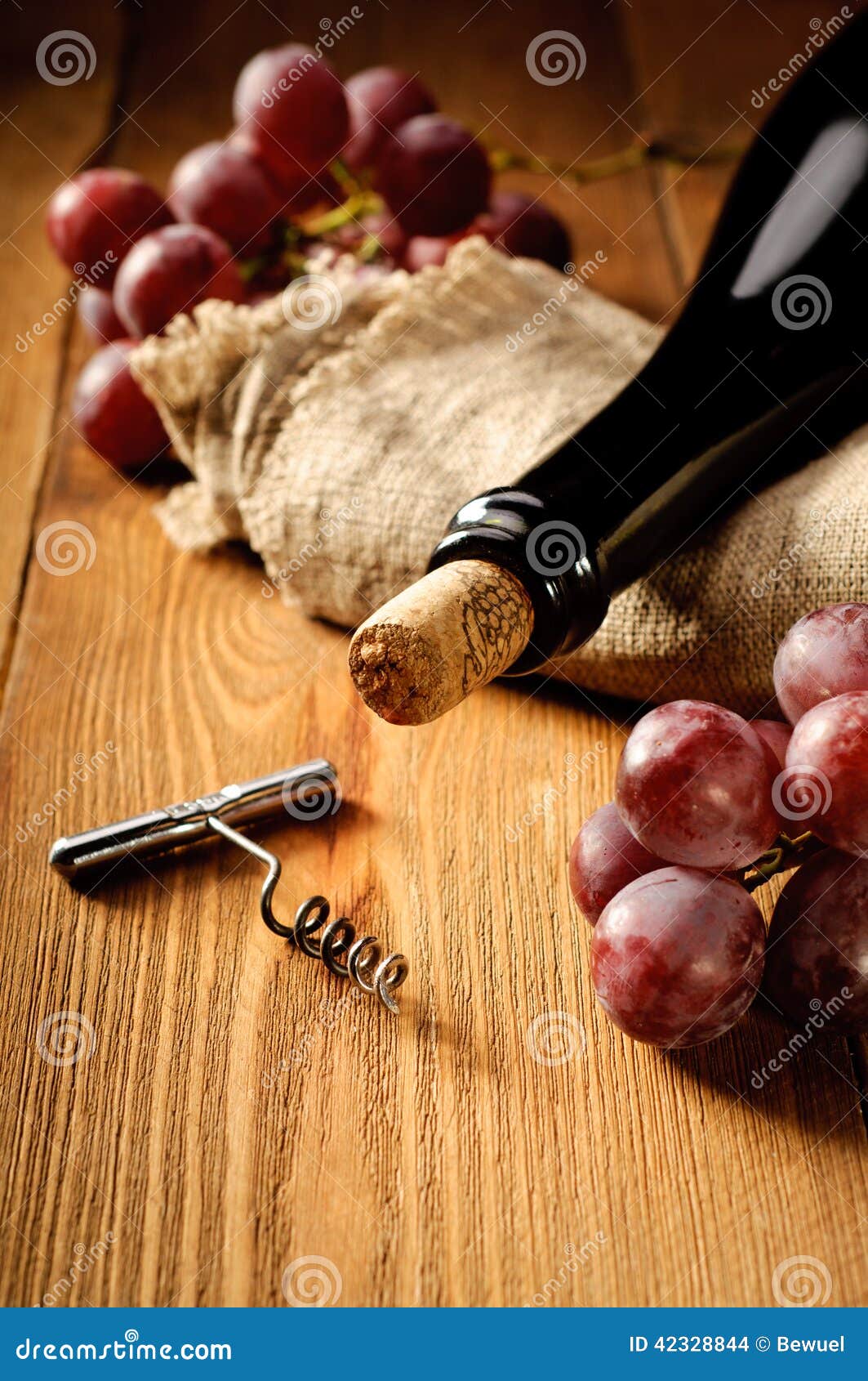 Red wine and grapes stock photo. Image of vine, taste - 42328844