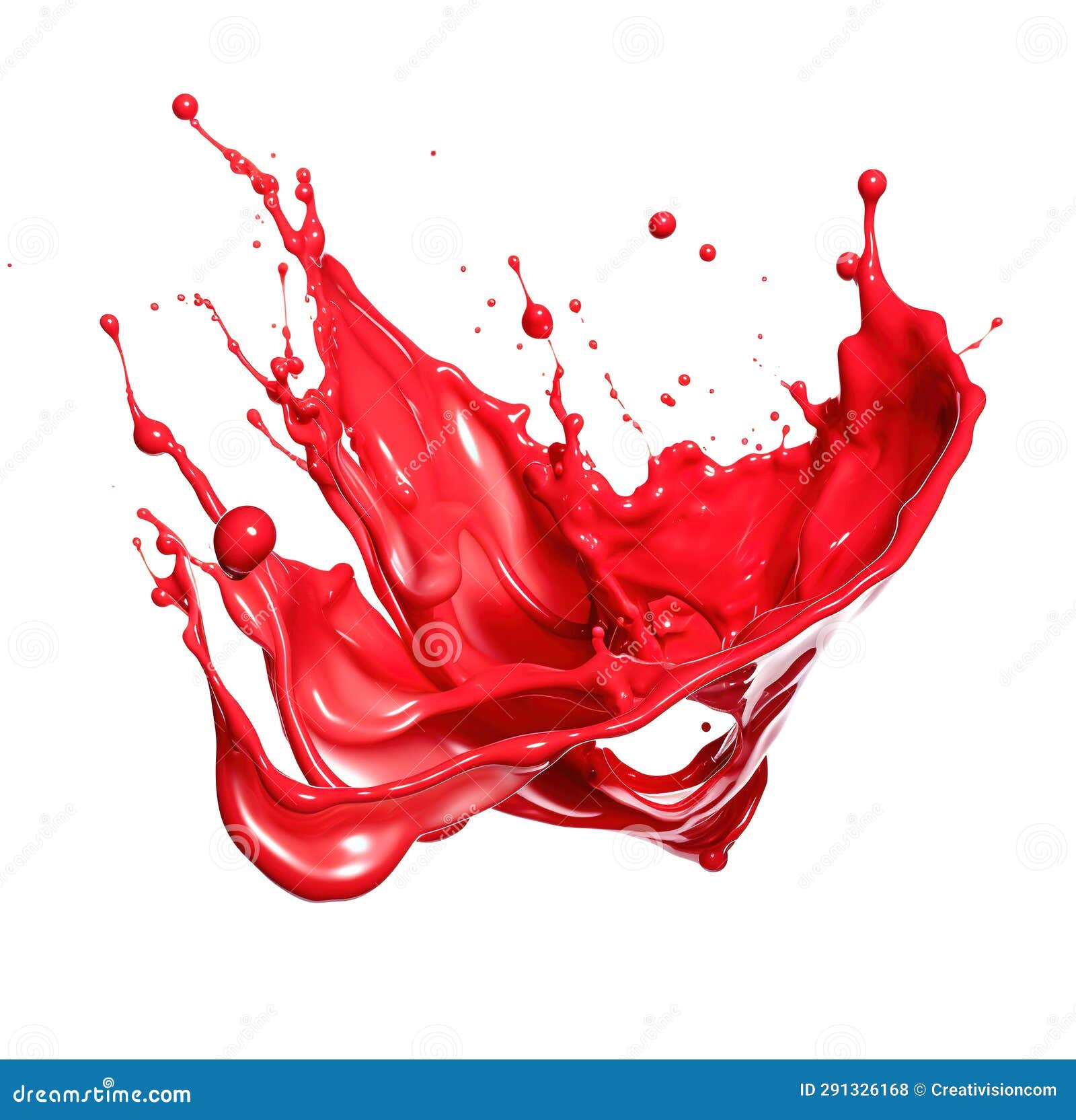 Red Wine Liquid Splash in White Background. Thick and Glossy, Creating ...