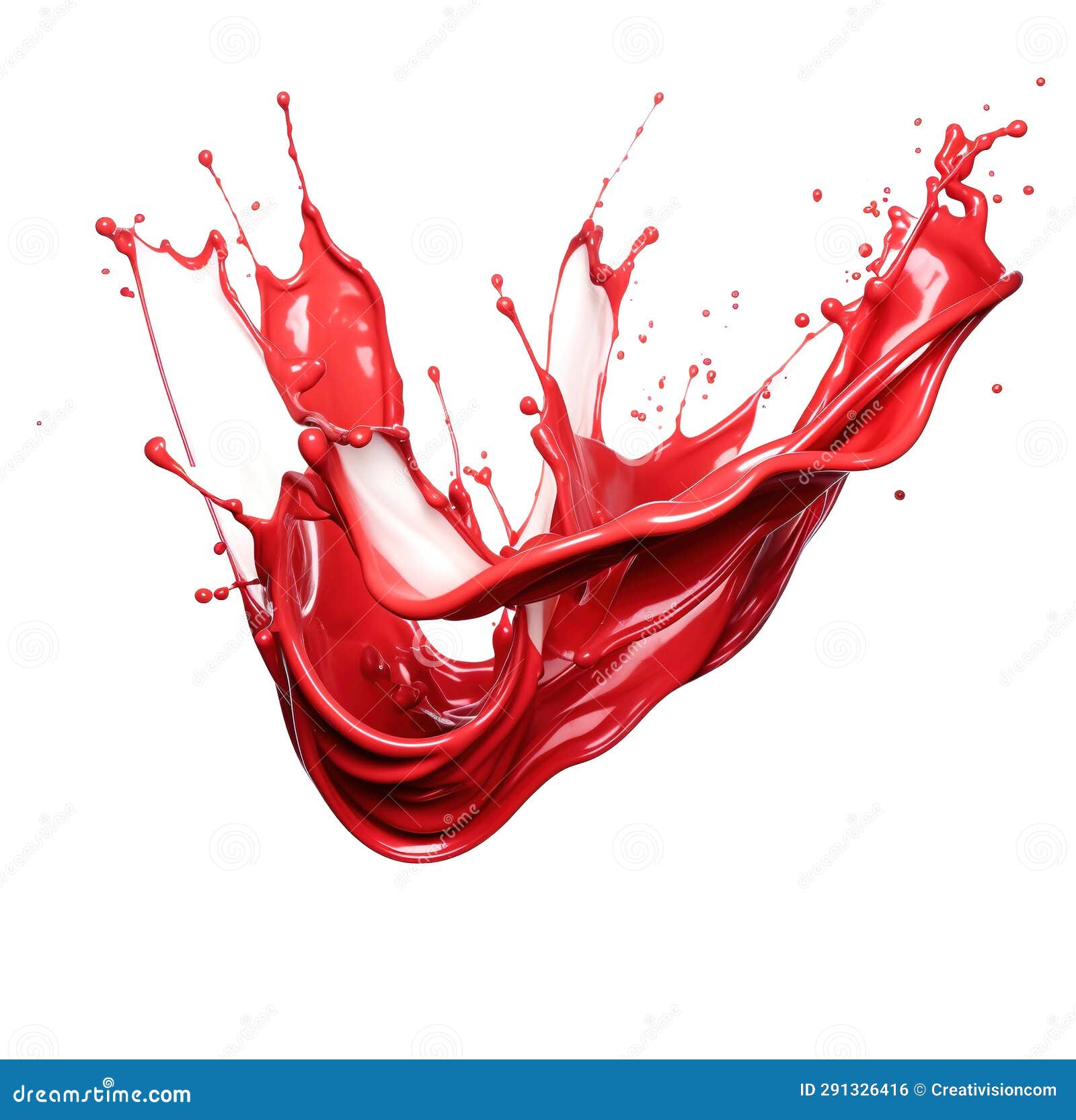 Red Wine Liquid Splash in White Background. Thick and Glossy, Creating ...