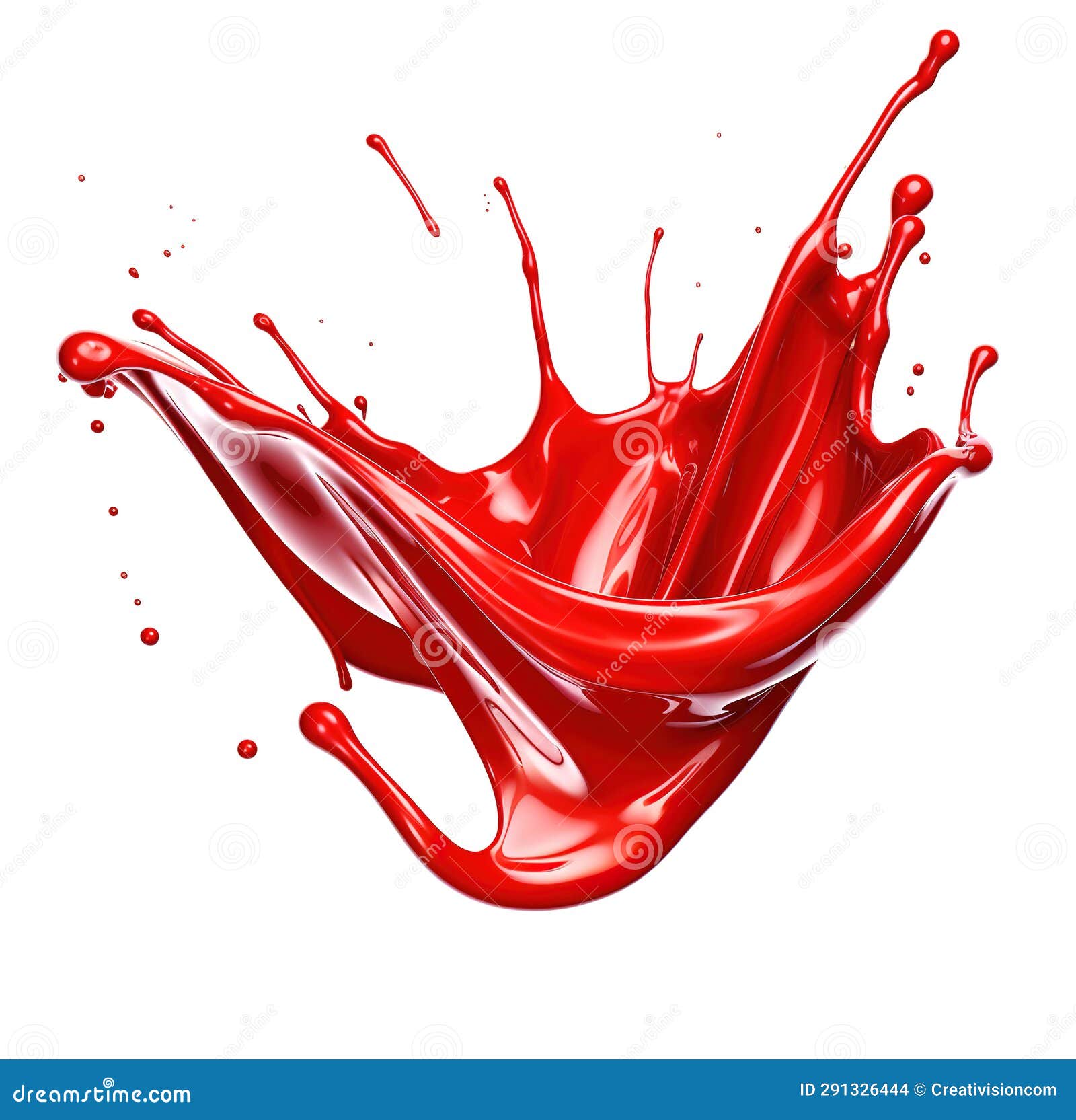 Red Wine Liquid Splash in White Background. Thick and Glossy, Creating ...