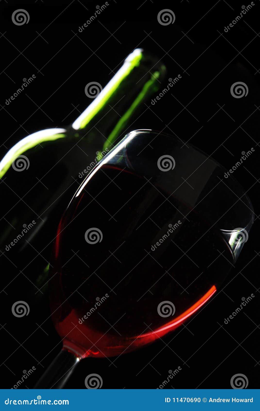 Red wine low key stock photo. Image of crystal, french - 11470690