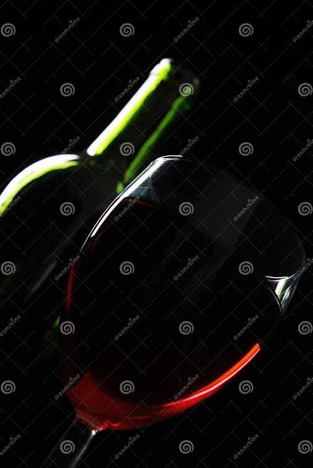 Red wine low key stock photo. Image of crystal, french - 11470690