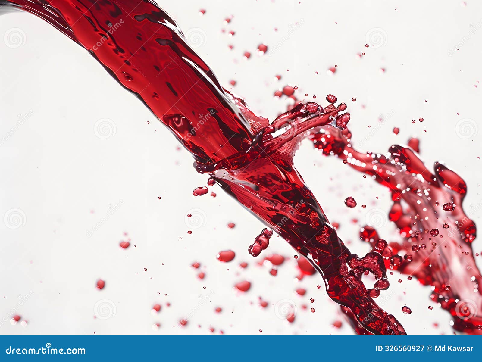 Red Wine Splash Macro Photography Stock Illustration - Illustration of ...