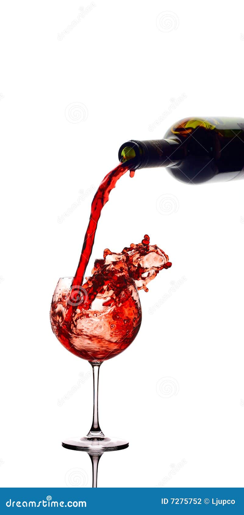 Red Wine Pouring Down from a Wine Bottle Stock Photo - Image of elegant ...