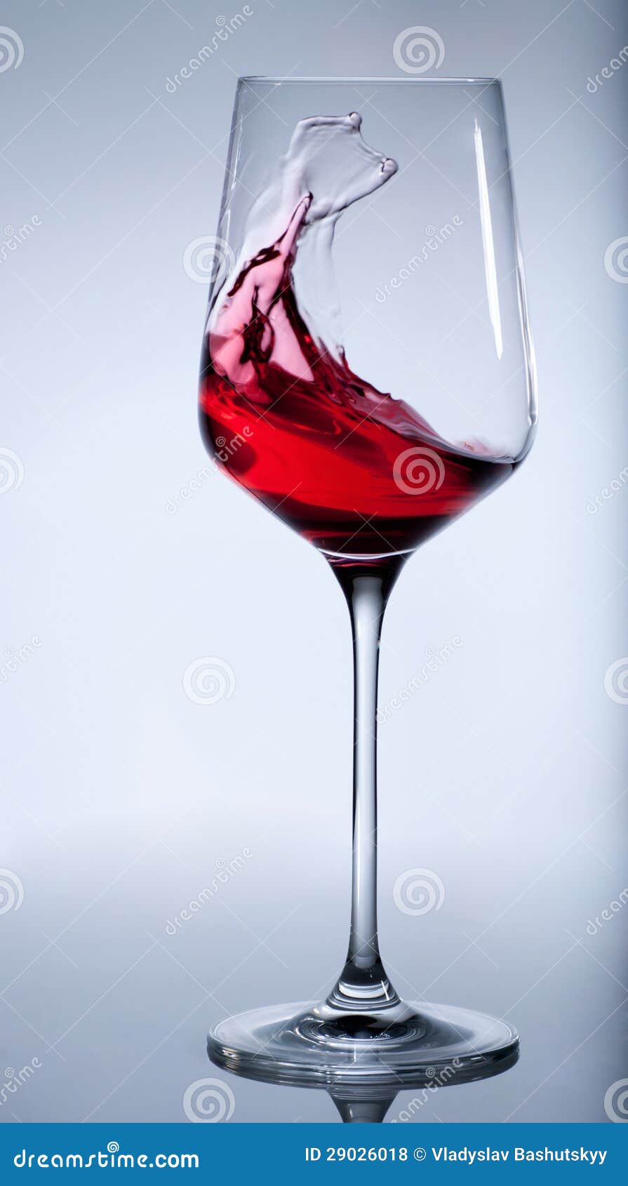 Red Wine Splashing in the Elegant Glass. Stock Photo - Image of bowl ...