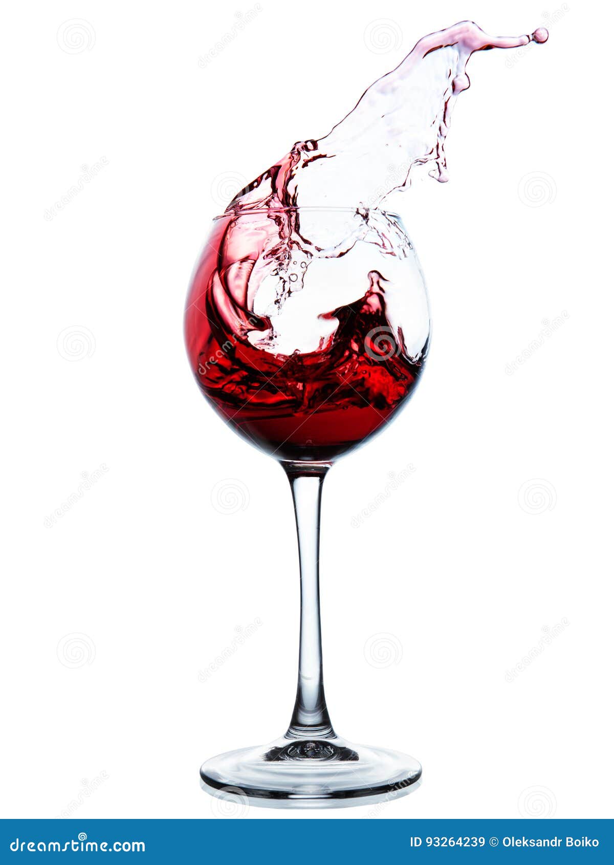 Red Wine Splashing in a Glass Stock Image - Image of flow, celebrate ...