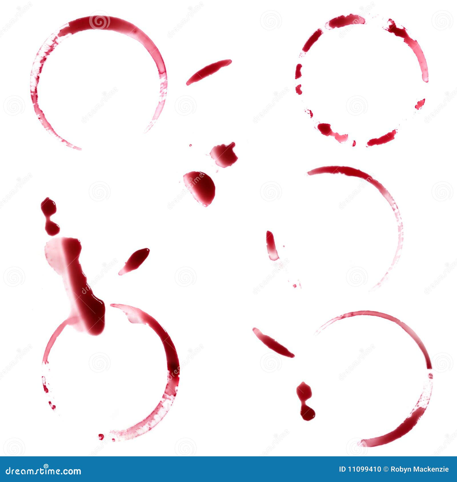 Red Wine Stains stock photo. Image of collection, assortment - 11099410
