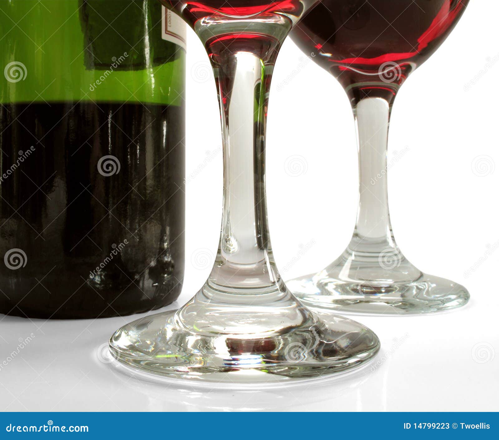 Red wine with stemware stock image. Image of wine, alcoholic - 14799223