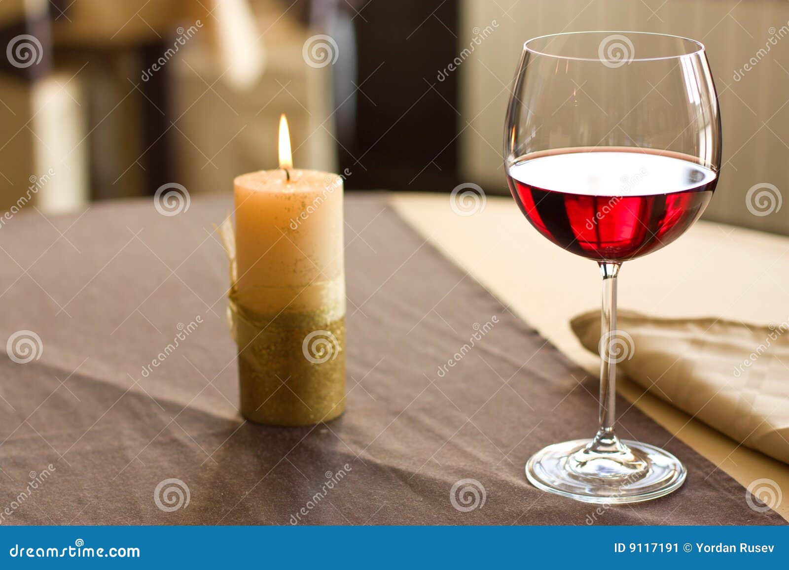Red Wine on table stock image. Image of buffet, holiday - 9117191