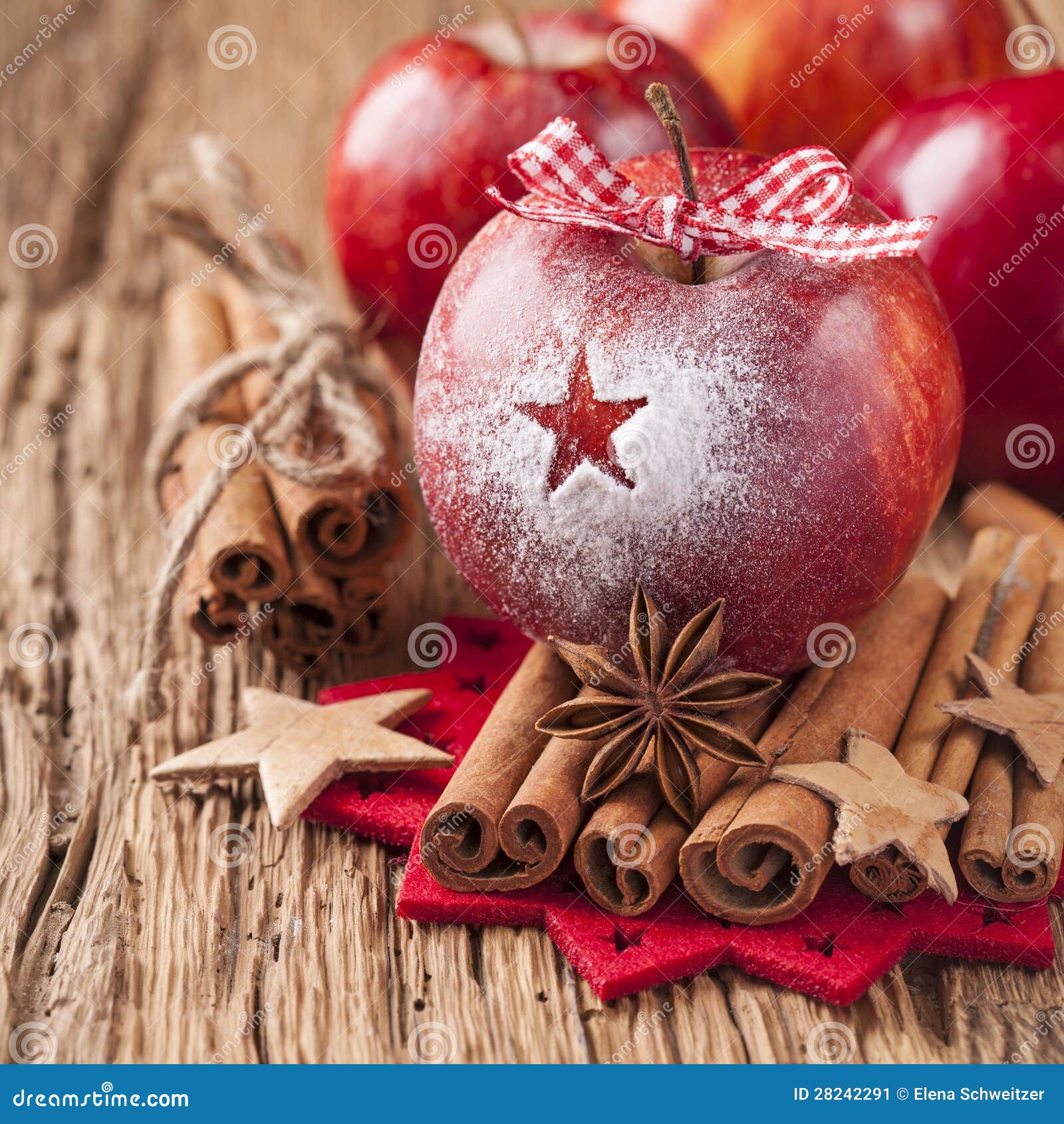 Red winter apples stock image. Image of aromatic, sticks - 28242291