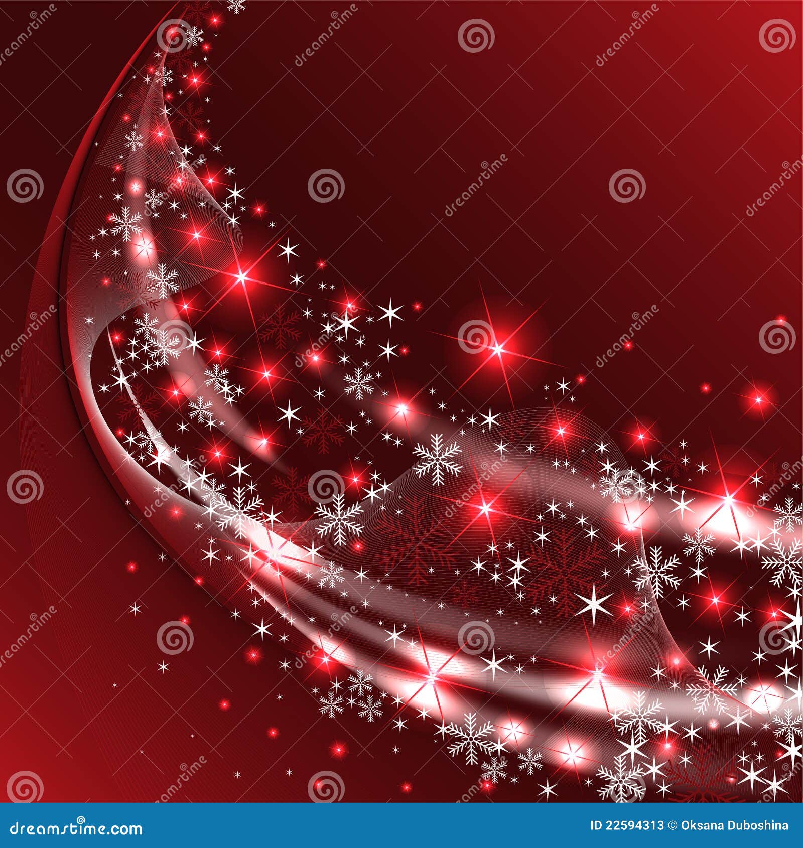 Red Winter Background stock vector. Illustration of ornament - 22594313
