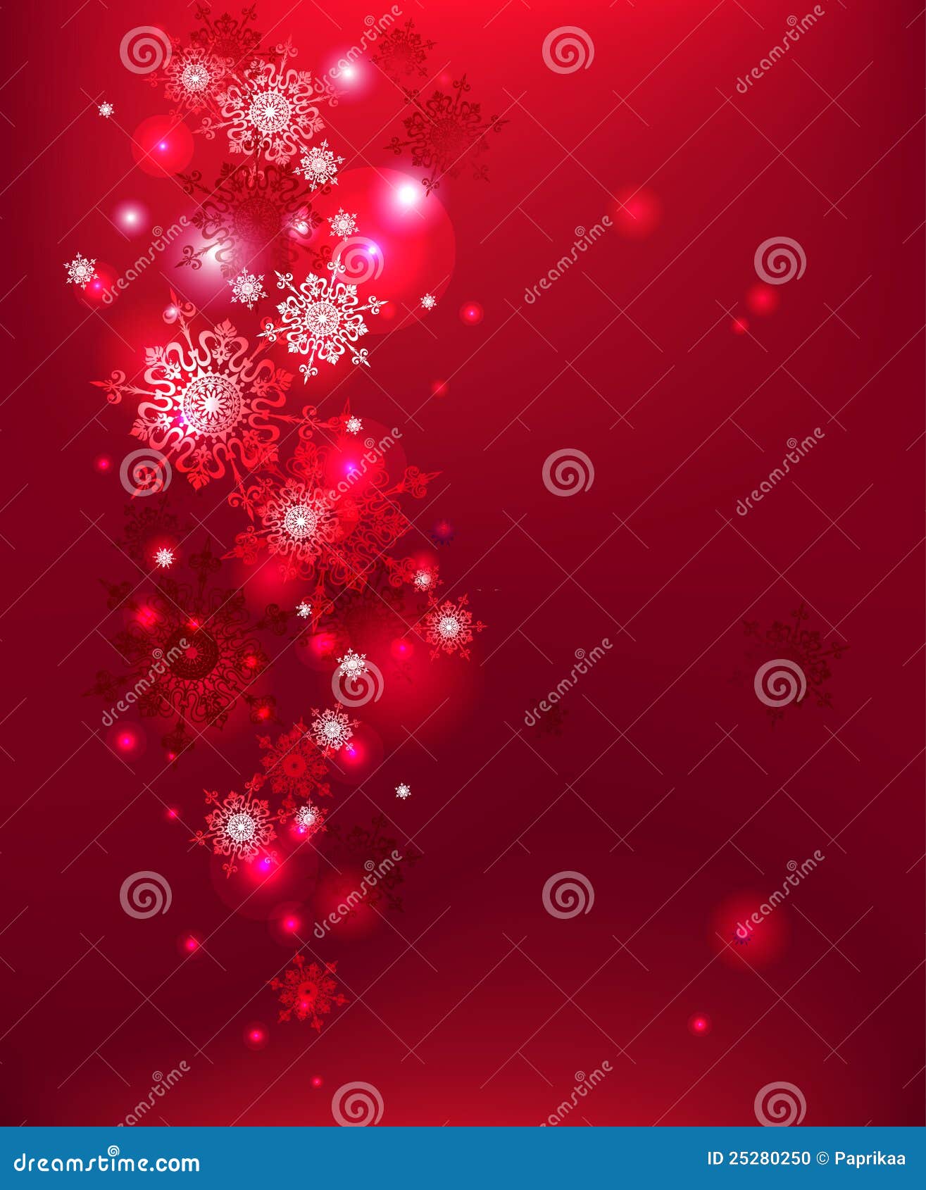 Red winter background stock vector. Illustration of flowing - 25280250