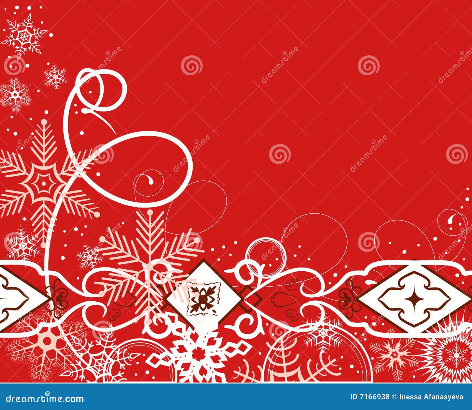 Red winter background stock vector. Illustration of decoration - 7166938