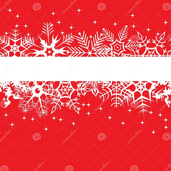 Red winter banner stock vector. Illustration of painting - 7166918
