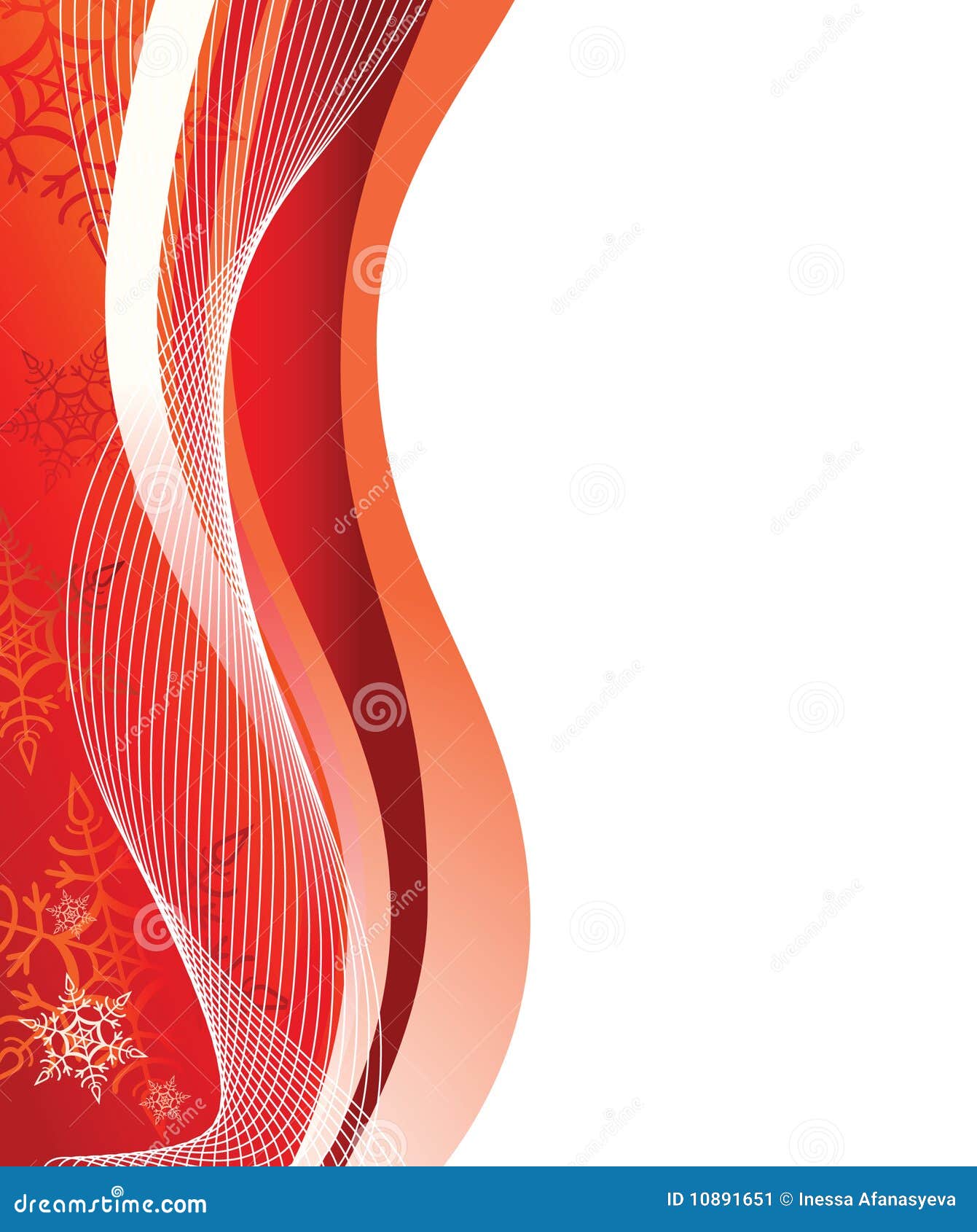 Red Winter Frame. Vector Illustration Stock Vector - Illustration of ...