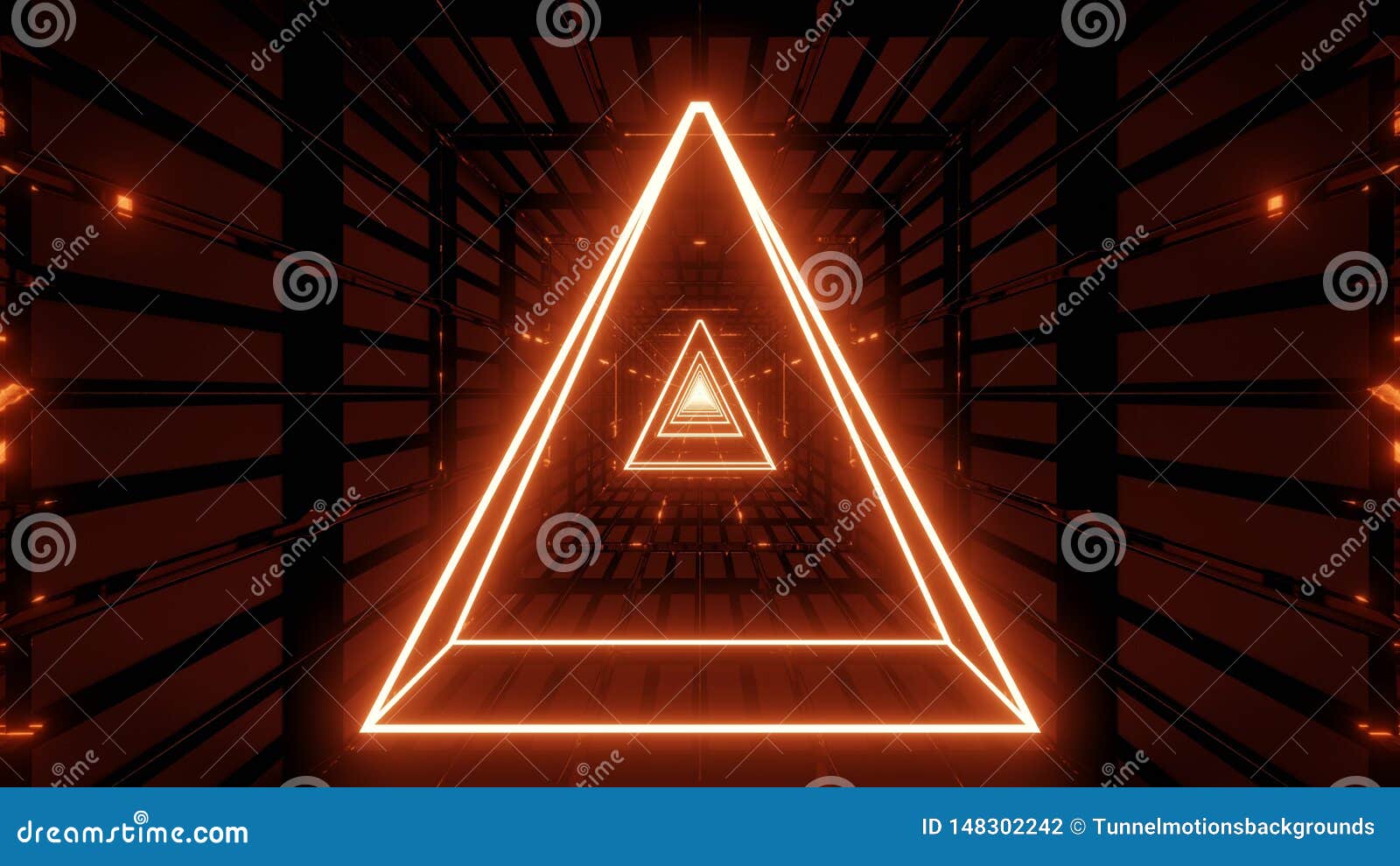 Red Wireframes with Dark Background Stock Illustration - Illustration ...