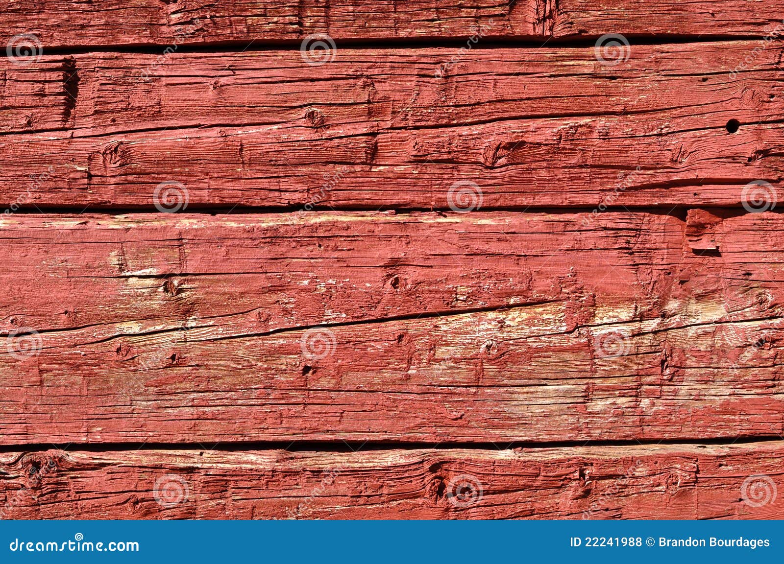 Rustic Red Barn Wood Background