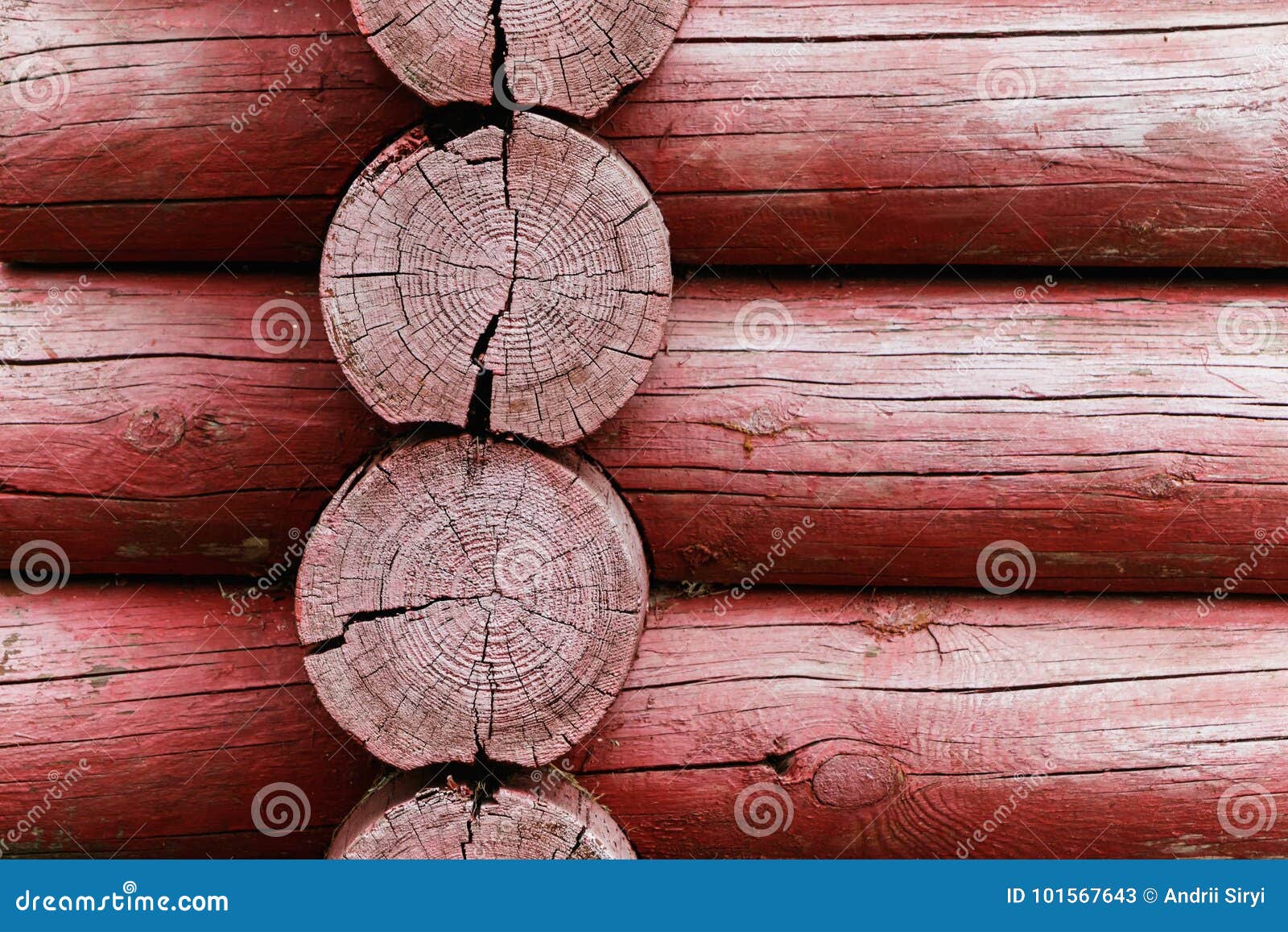 Red wood logs stock image. Image of beam, board, material - 101567643