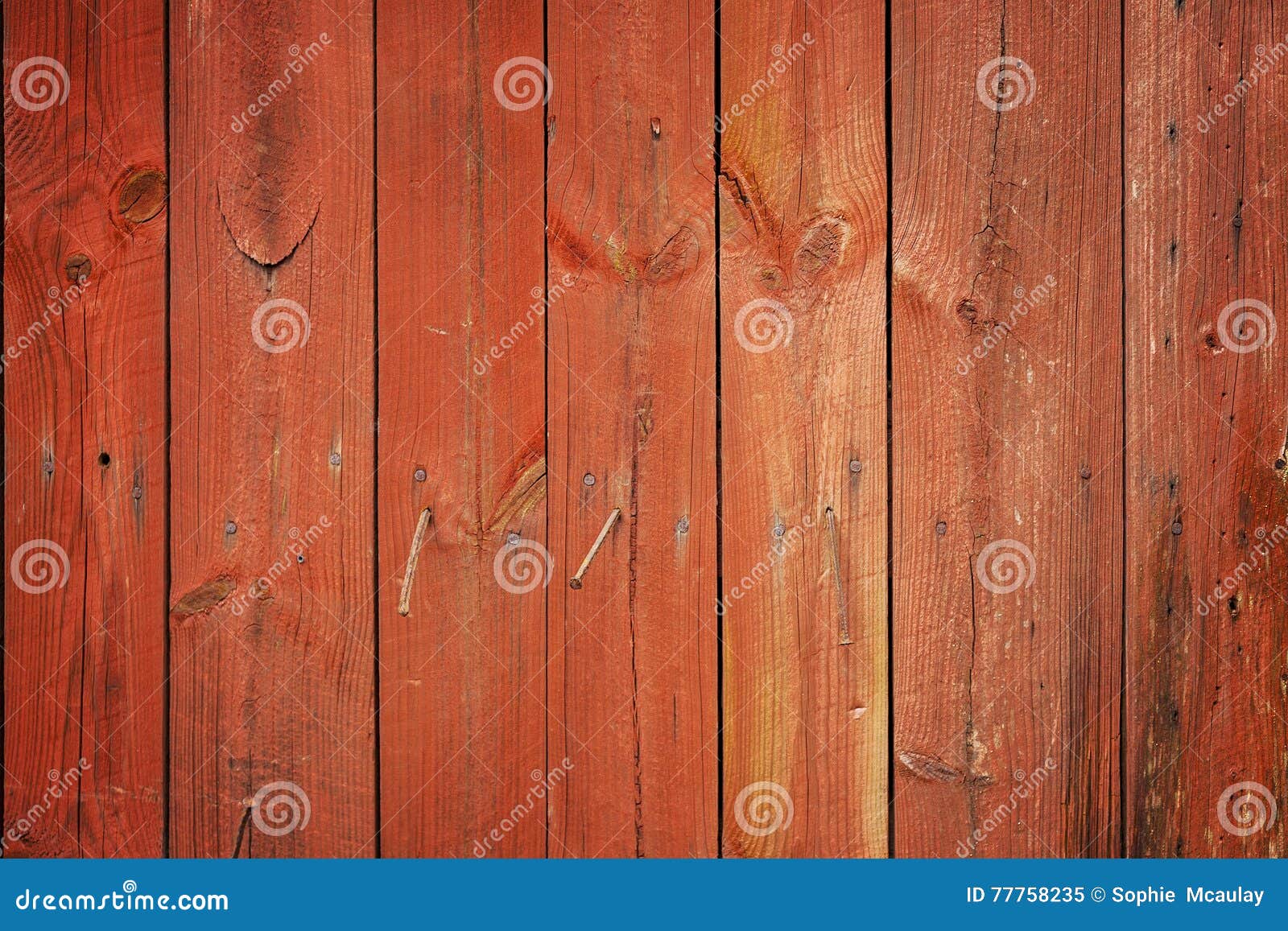 Red wood planks stock image. Image of dirty, exterior - 77758235