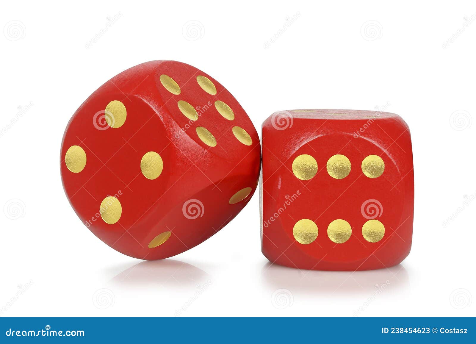 Red wooden dice stock image. Image of risk, odds, gamble - 238454623