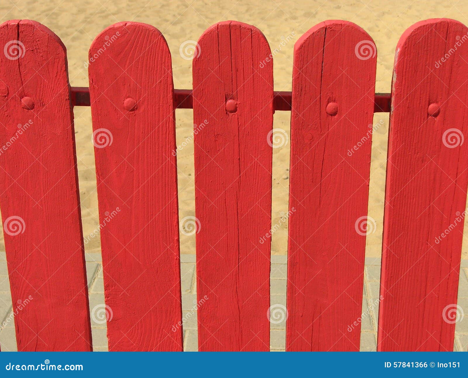 Red wooden fence stock photo. Image of screws, planks - 57841366