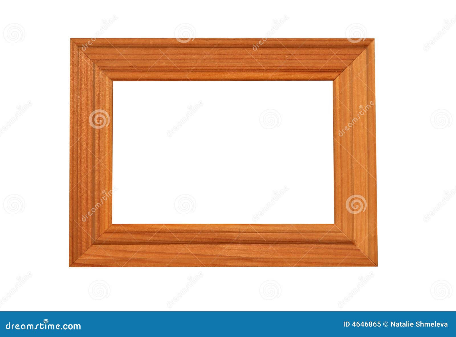 Red Wooden Frame Picture. Image: 4646865