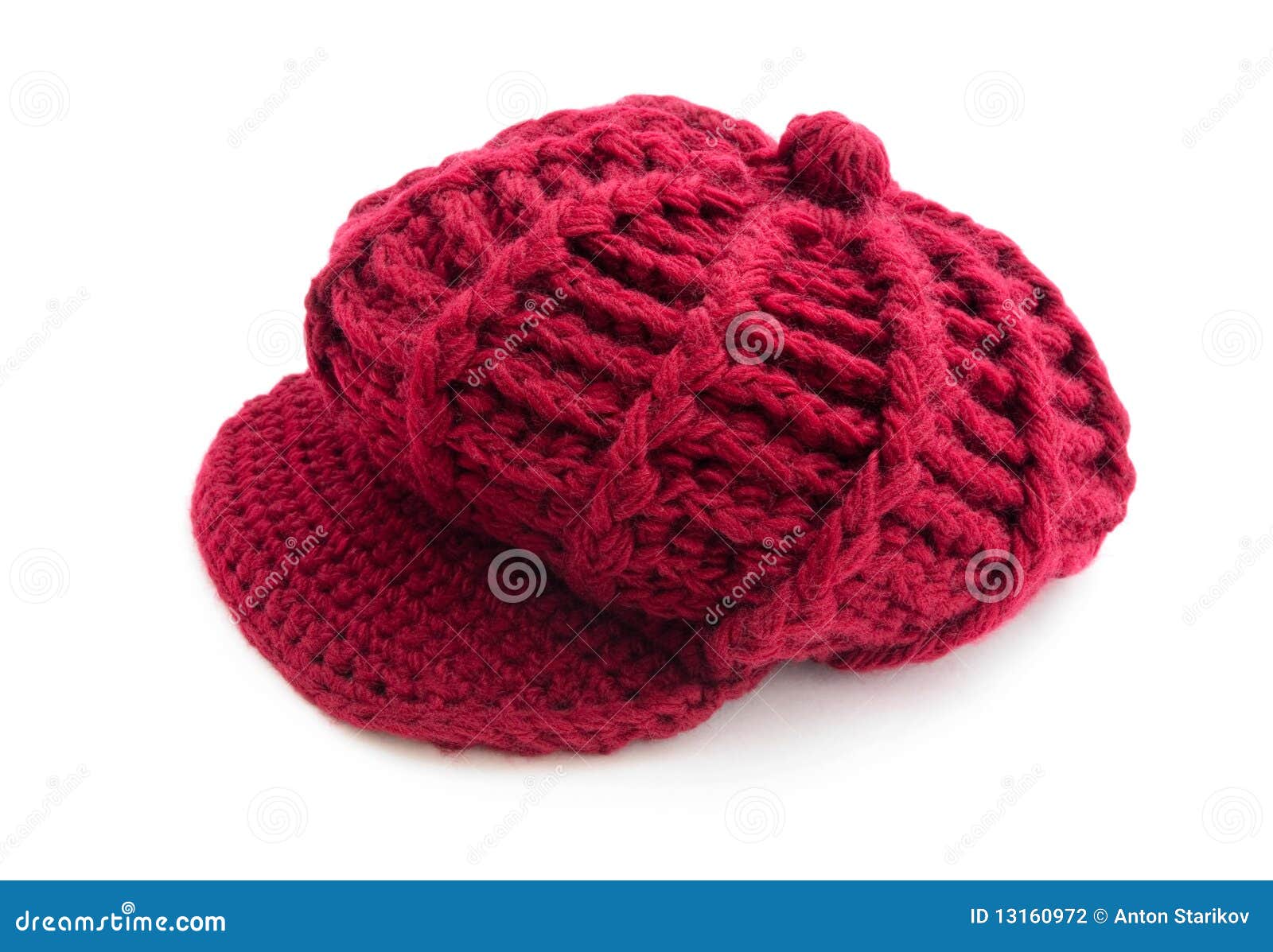 Red wool cap stock photo. Image of season, clothing, horizontal - 13160972