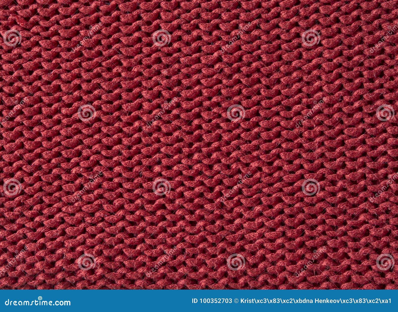 Red Wool Knitted Fabric Texture Abstract Background Stock Image - Image ...