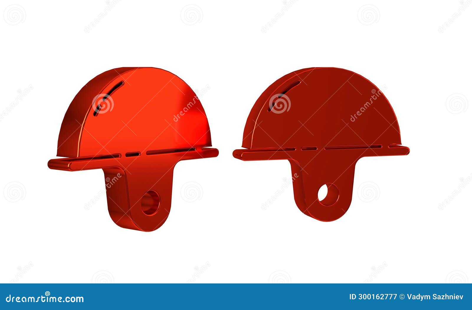 Red Worker Safety Helmet Icon Isolated on Transparent Background. Stock ...