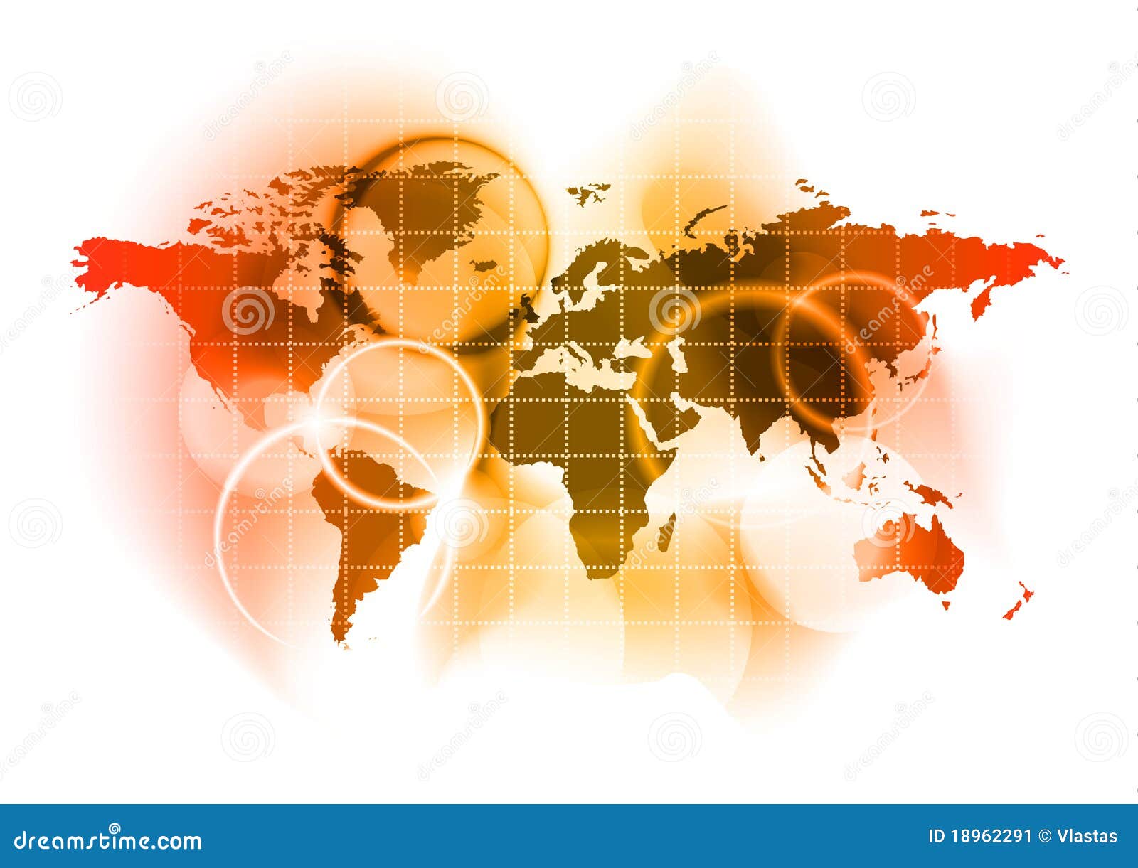 Red world stock vector. Illustration of land, earth, abstract - 18962291