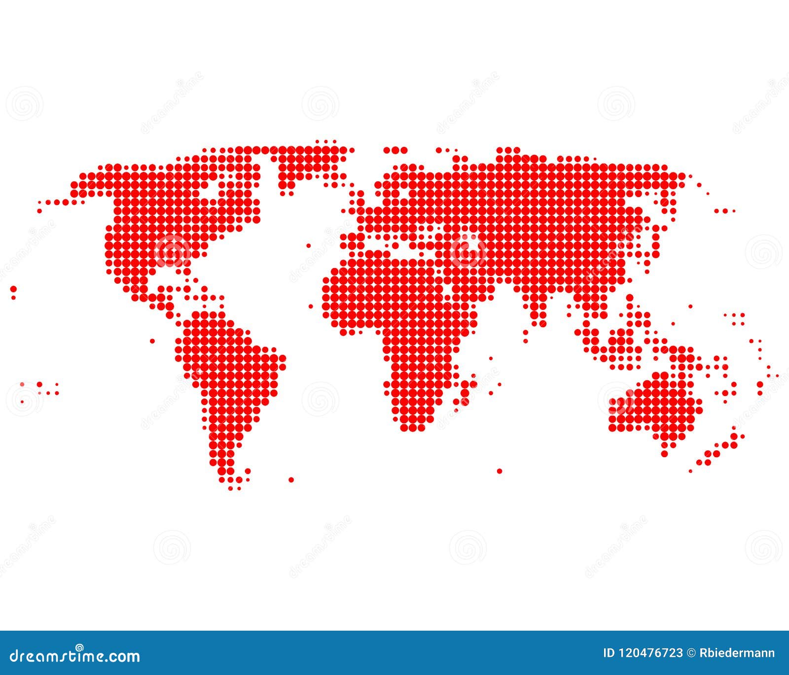Red world map stock vector. Illustration of planet, globe - 120476723