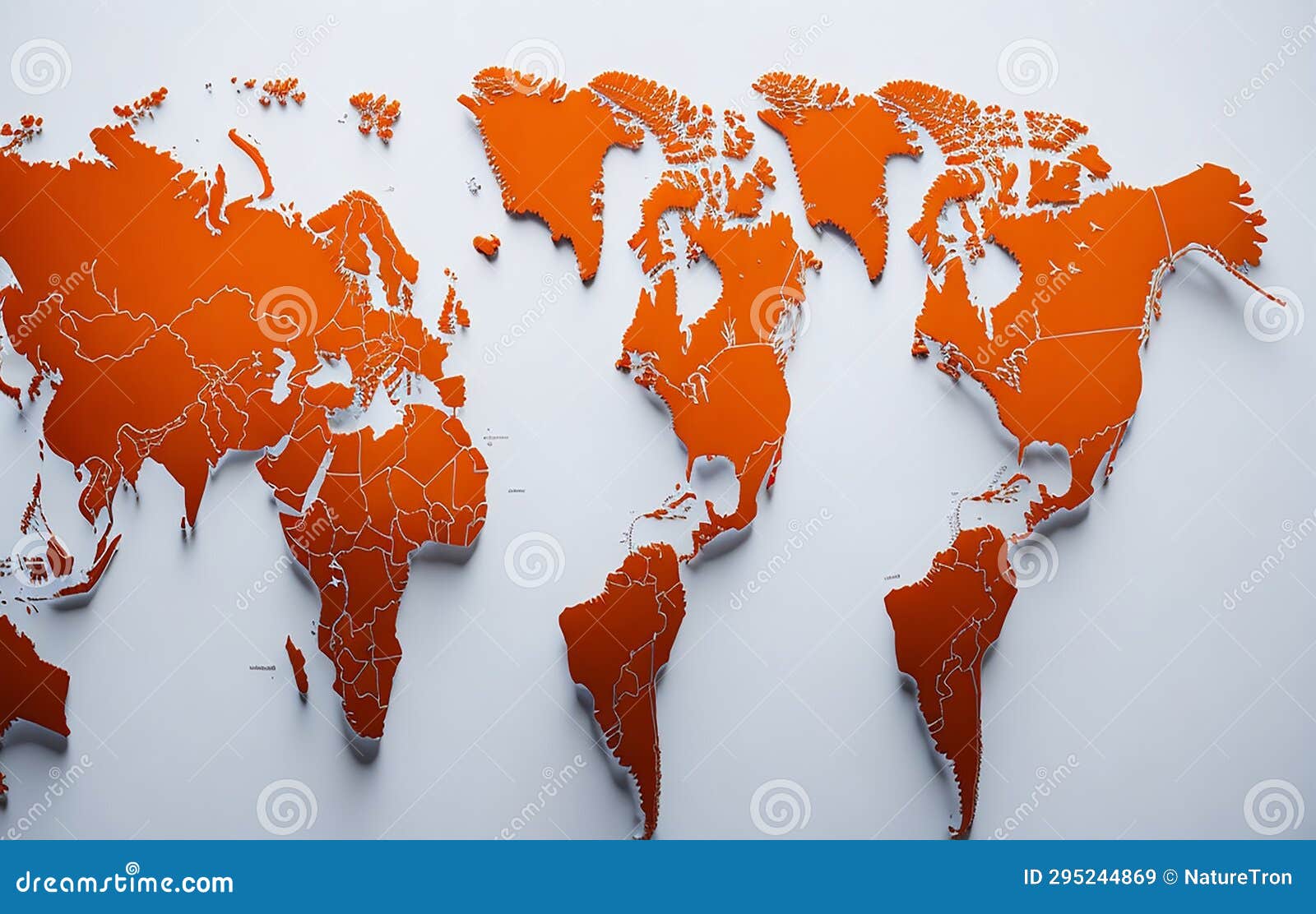 World Map on Red World Map on Red Background Red World Map Stock ...