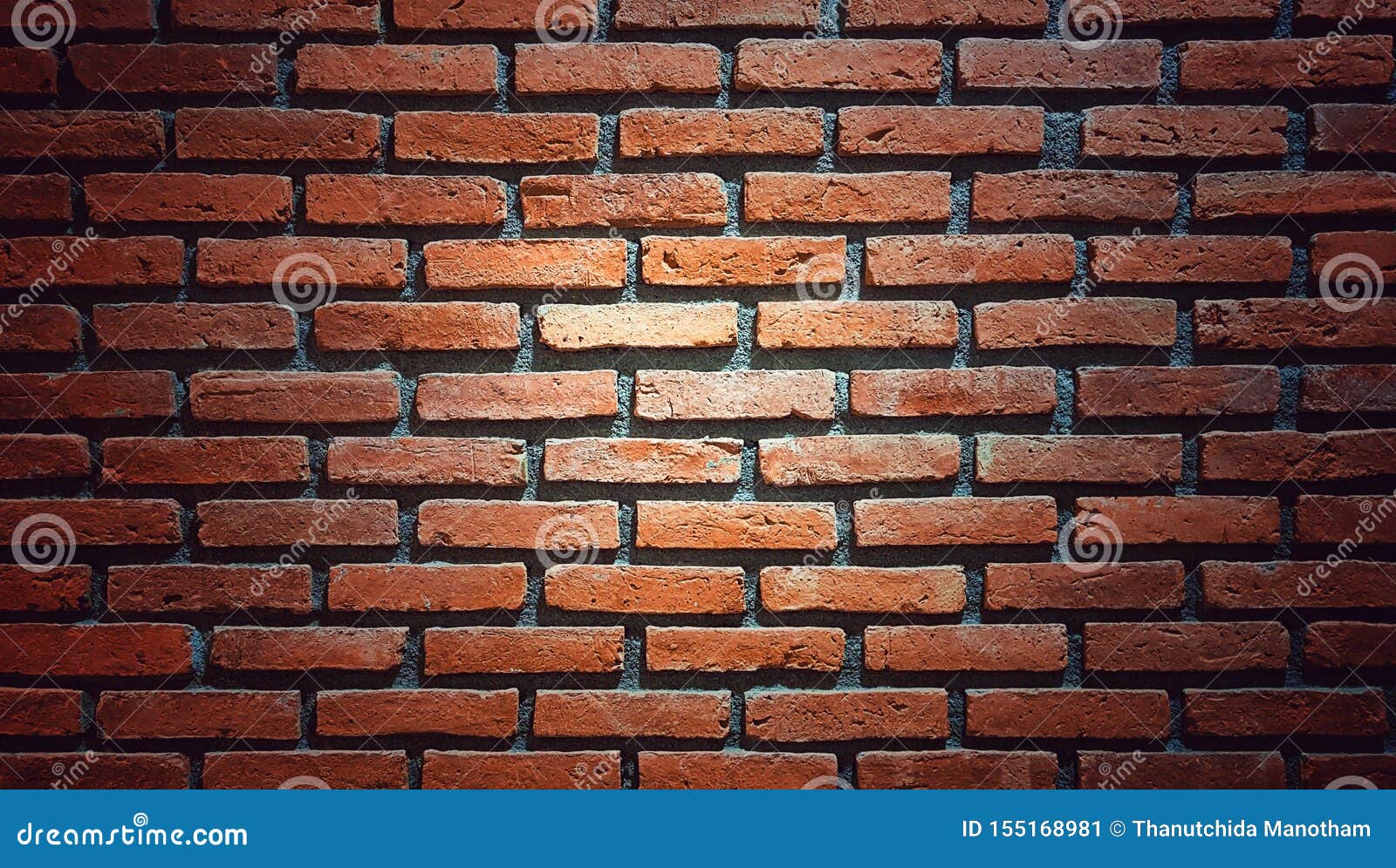 Red Worm Brick Wall Texture Grunge with Vignetted Corners Background ...