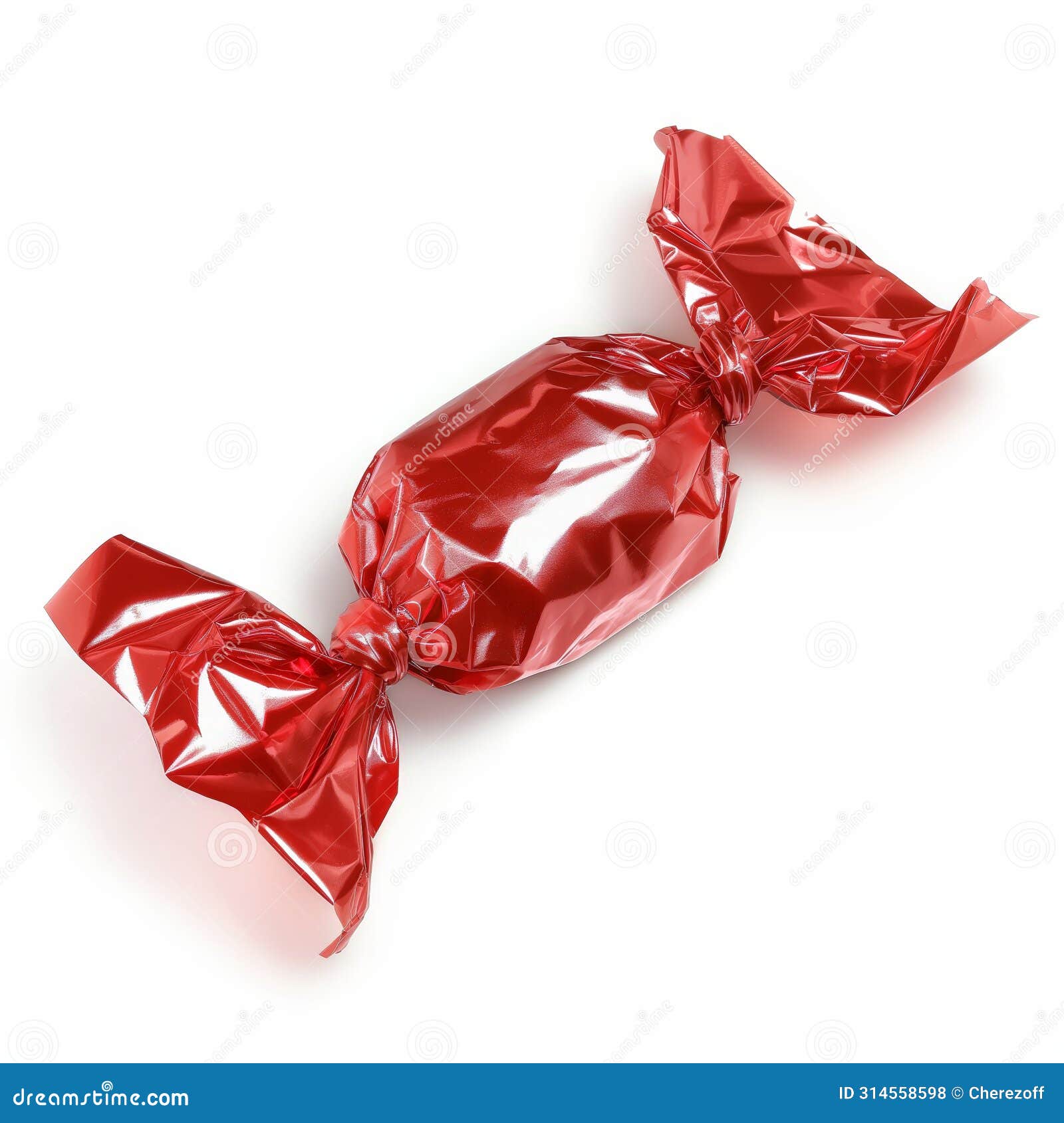 Red Wrapped Candy stock photo. Image of temptation, bright - 314558598
