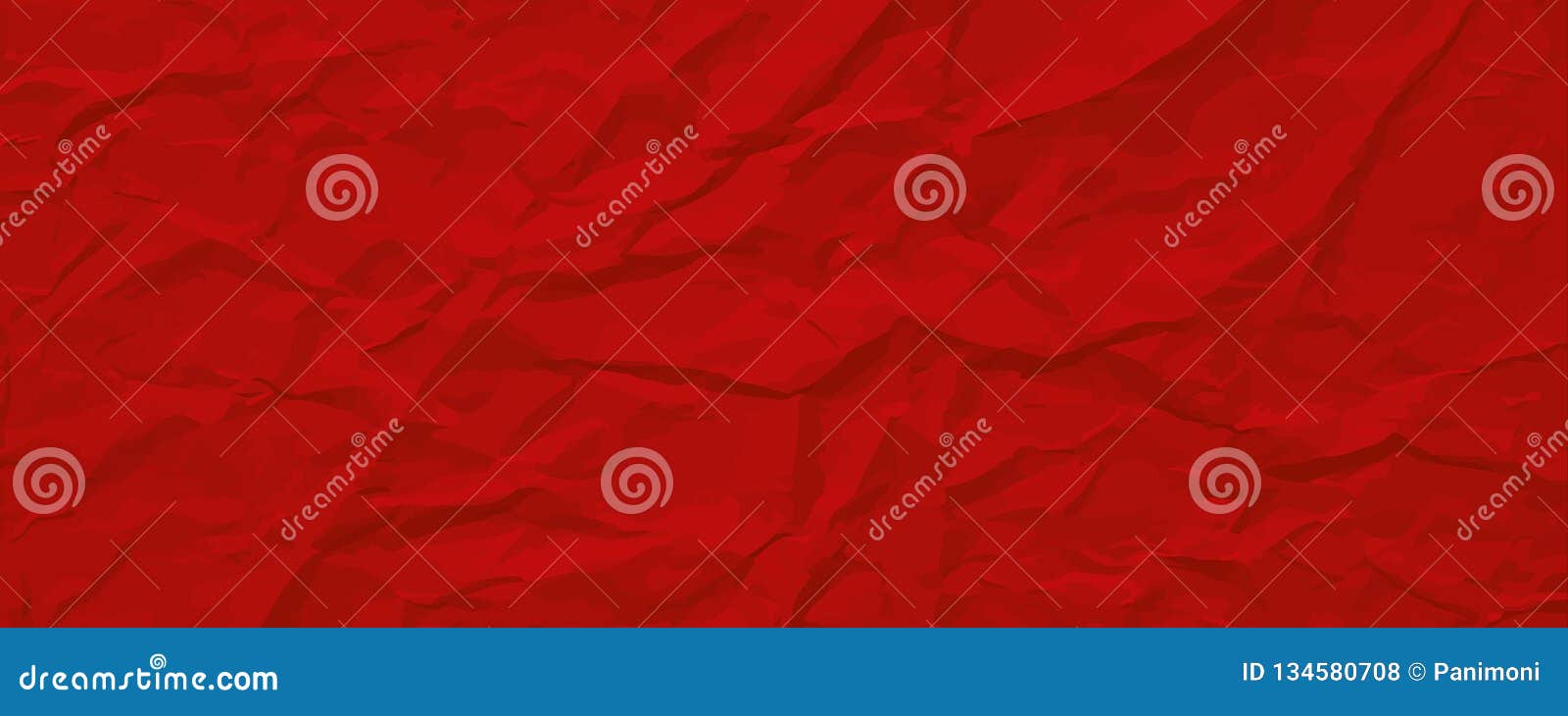 Red Wrinkled Paper Texture, Abstract Vector Background Stock Vector ...