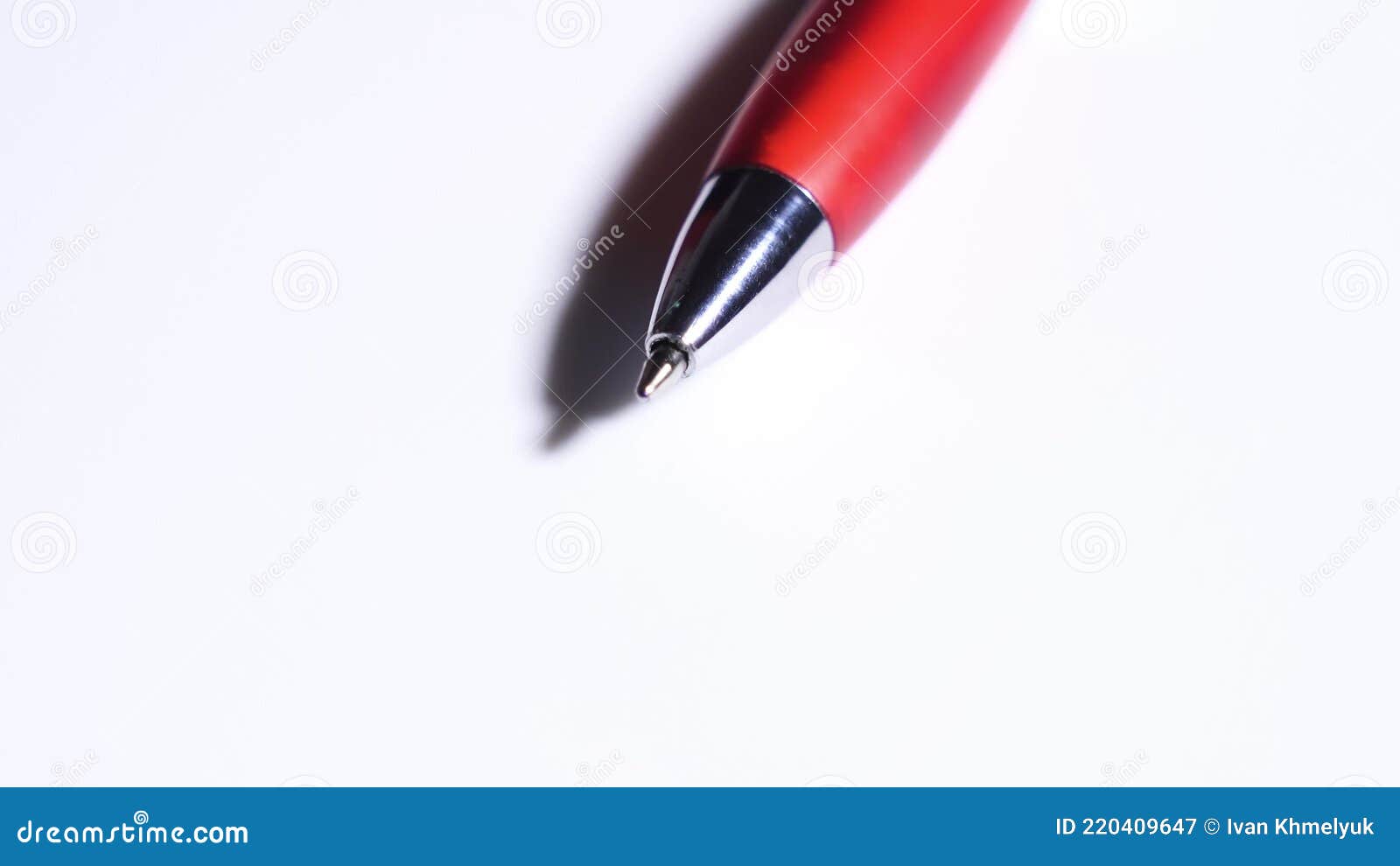 Writing Pen Rotates on White Background Stock Video - Video of table ...