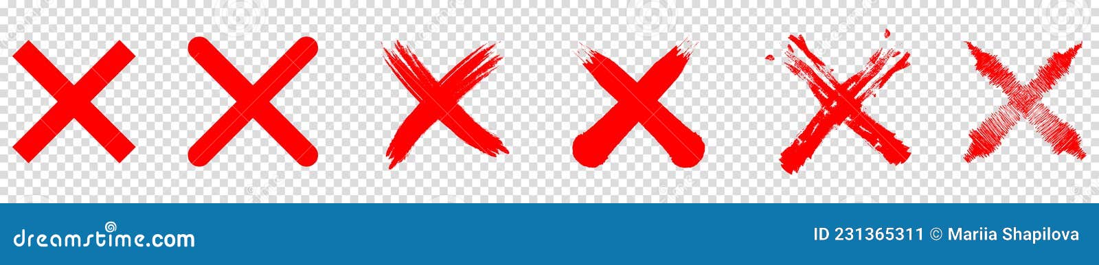 Red Wrong Mark. Can Use for Web and Mobile App Stock Vector ...