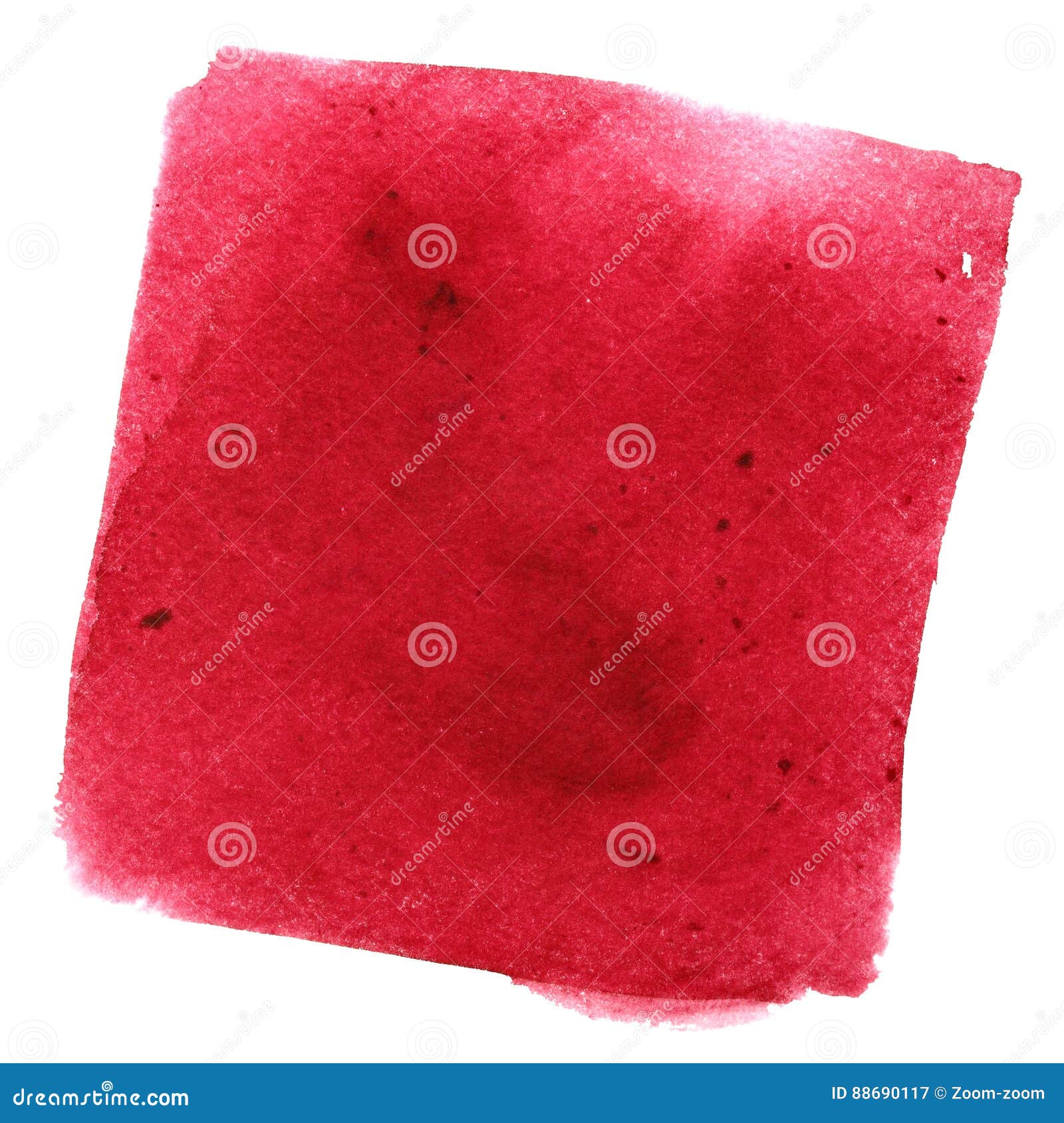 Red wry watercolor square stock illustration. Illustration of copyspace ...