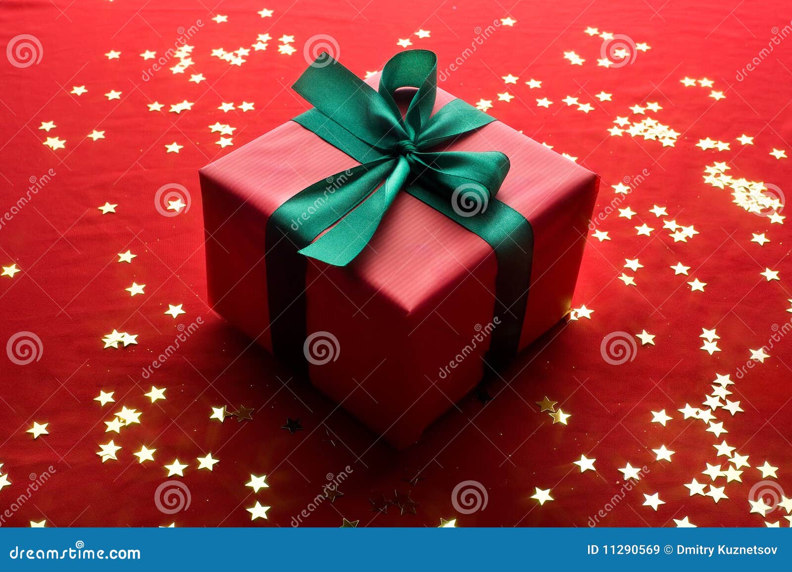 Red xmas gift stock image. Image of season, background - 11290569