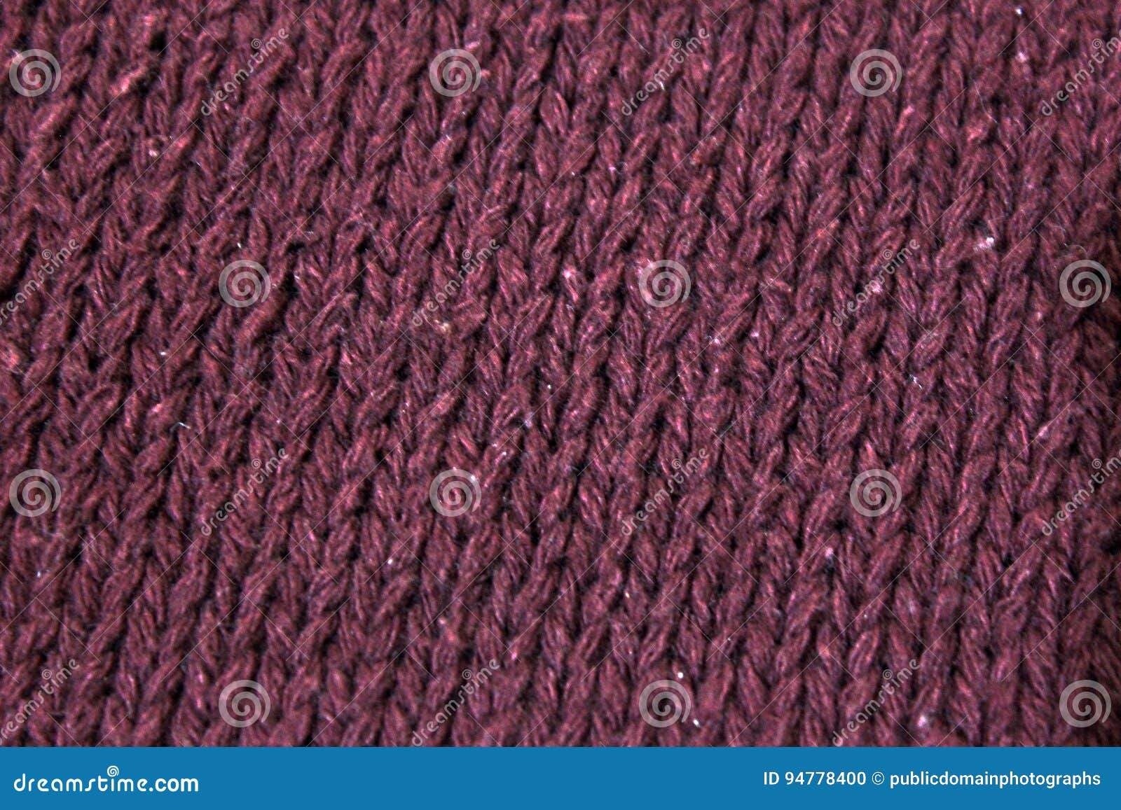 Red Yarn Texture Picture. Image: 94778400