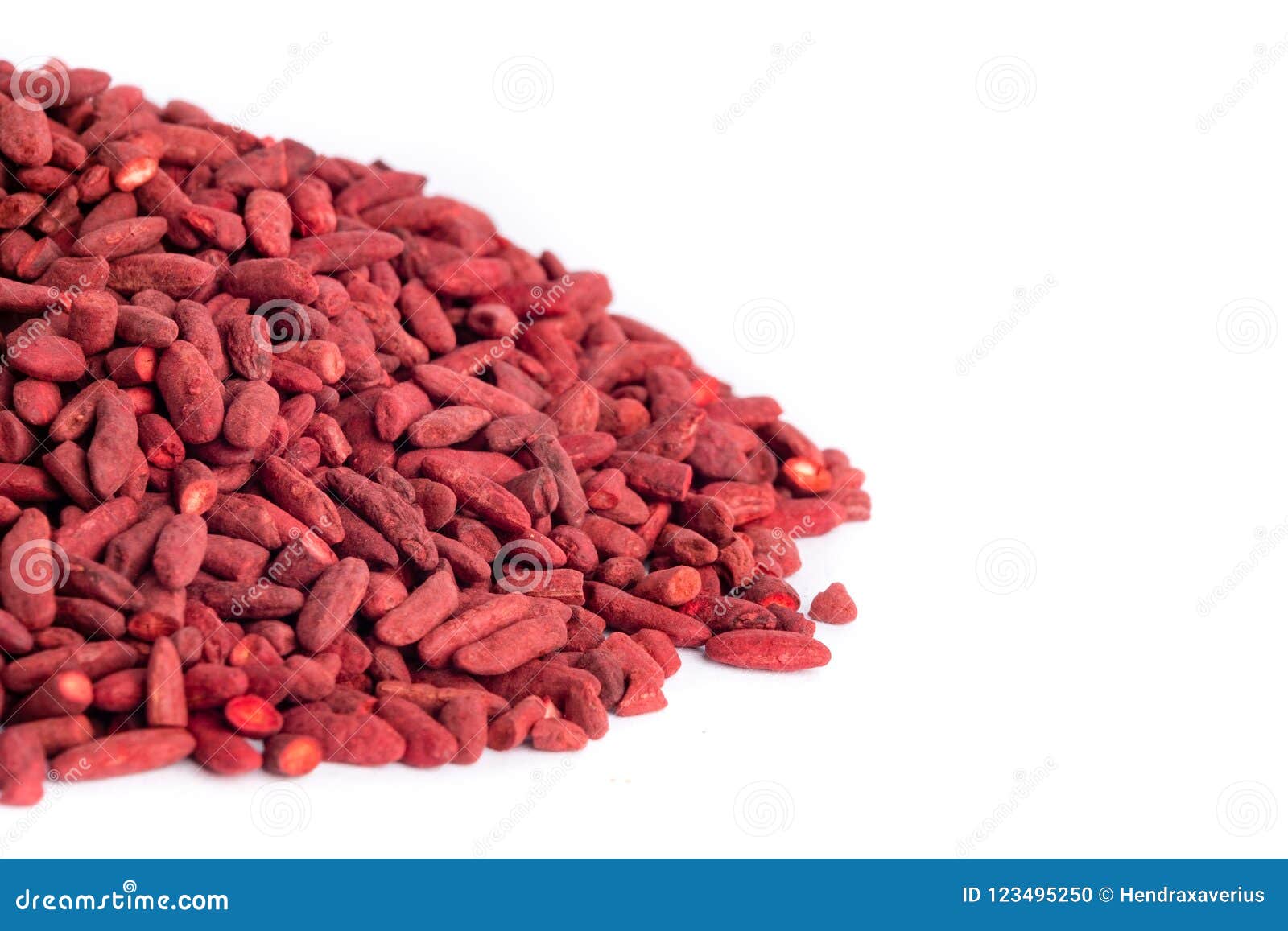 Red Yeast Fermented Rice Stock Image | CartoonDealer.com #123495241