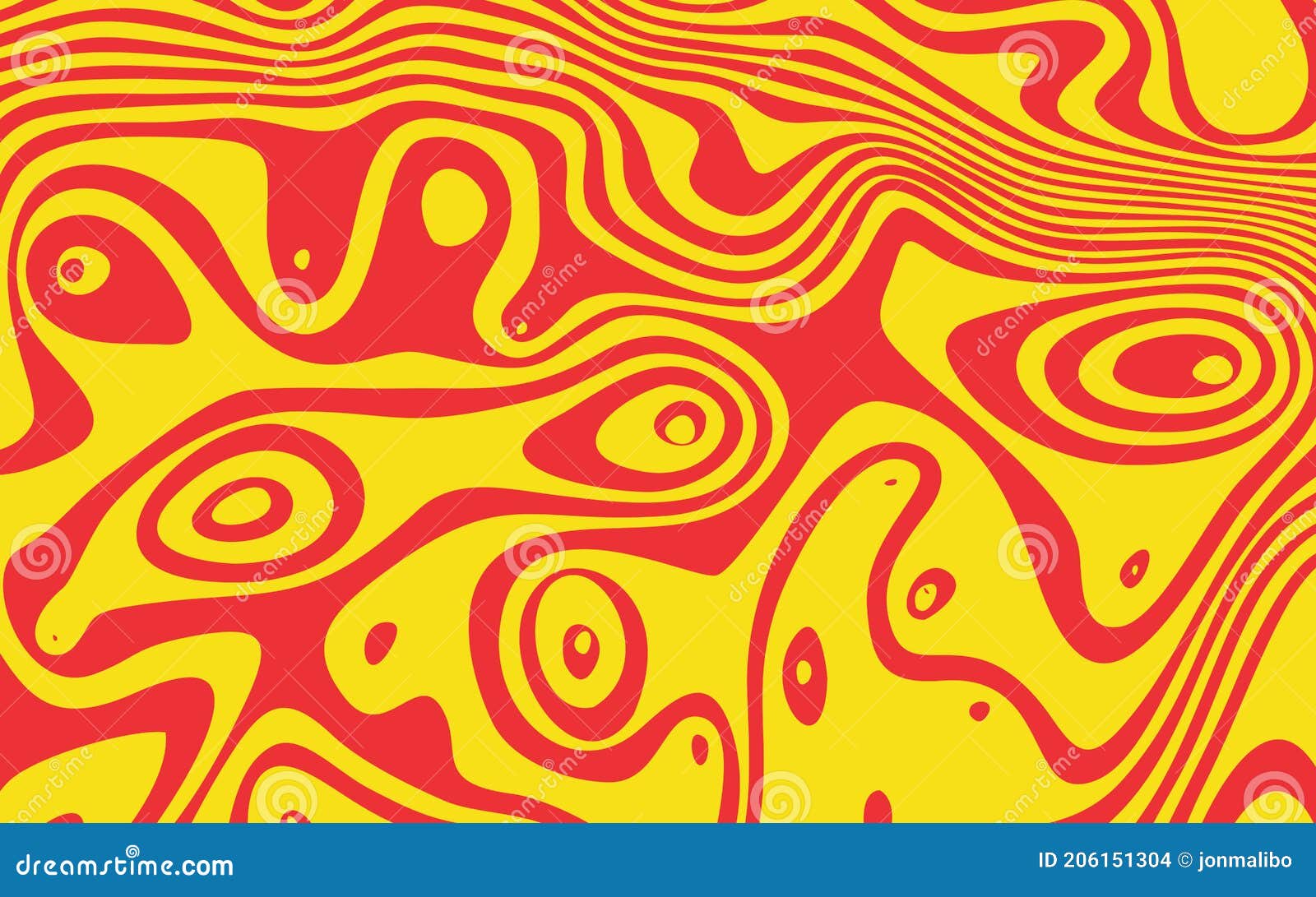 Red and Yellow Abstract Background Stock Illustration - Illustration of ...